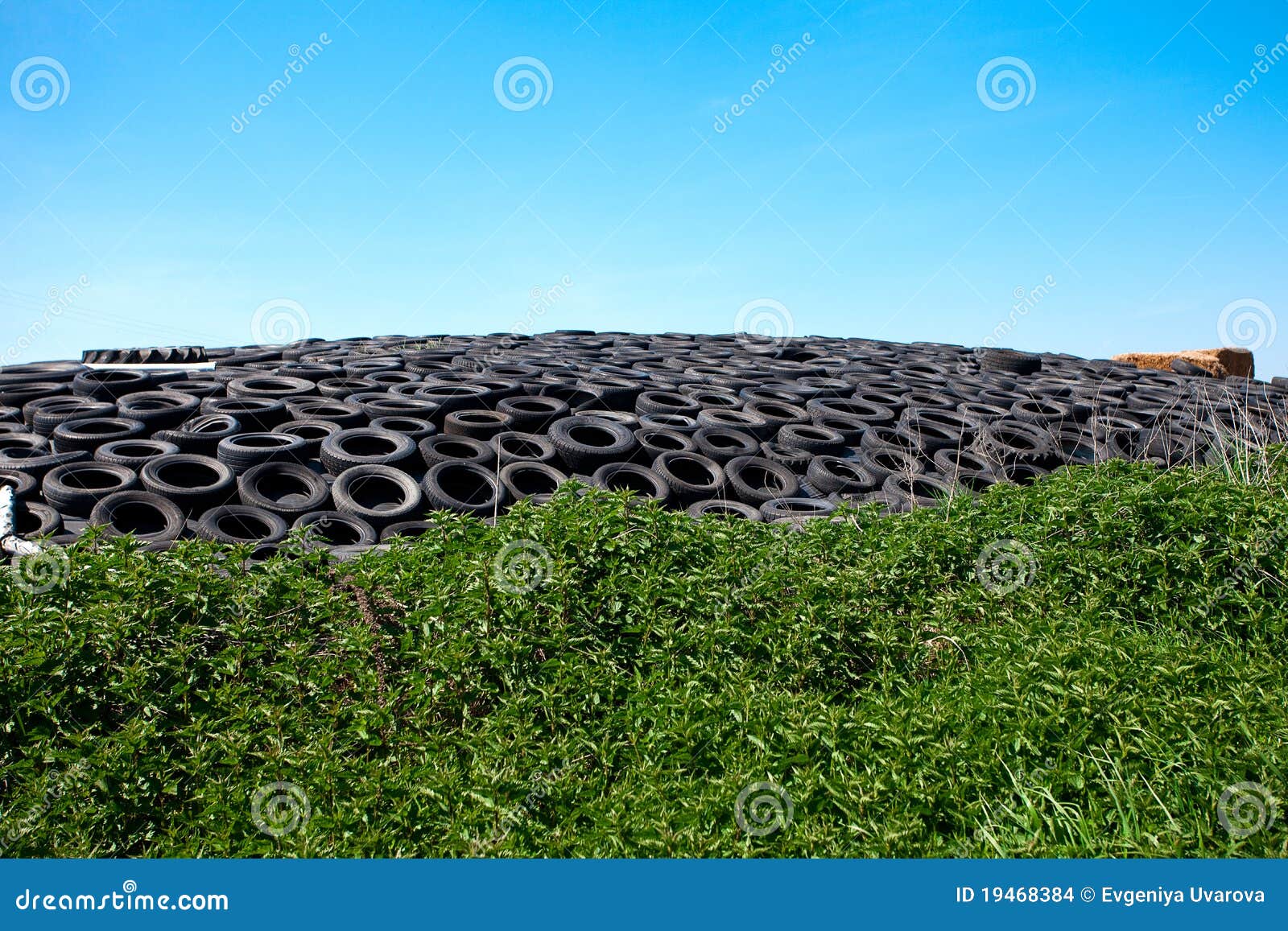 Tires and grass stock photo. Image of black, construct - 19468384