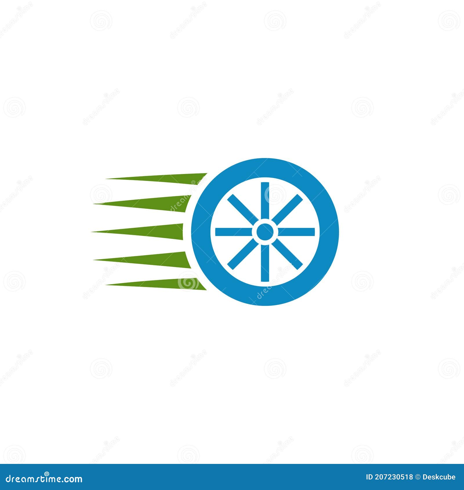 Tires Logo Design Template, Fast Wheel Vector Stock Illustration ...