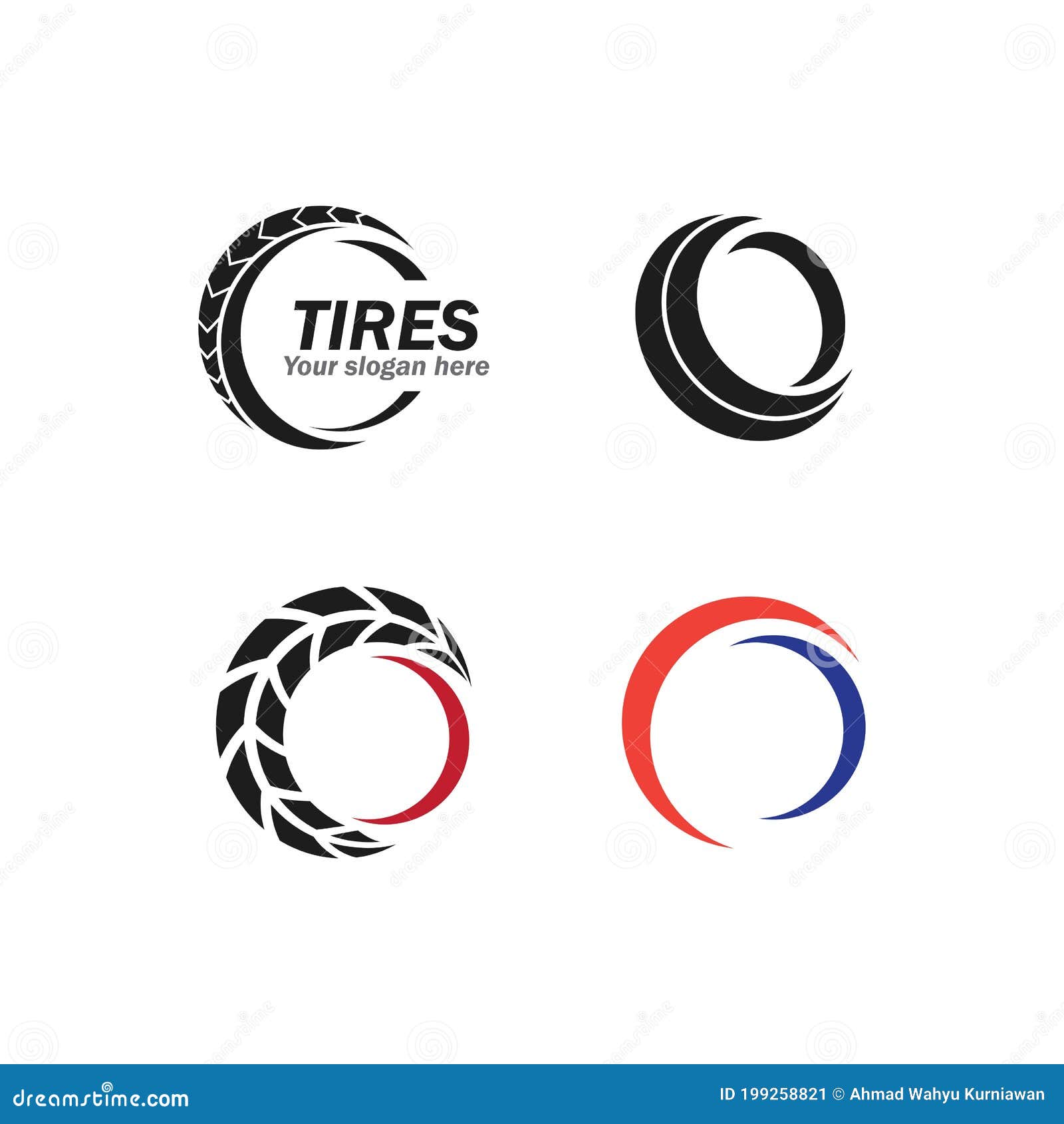 Tires logo stock vector. Illustration of symbol, template - 199258821