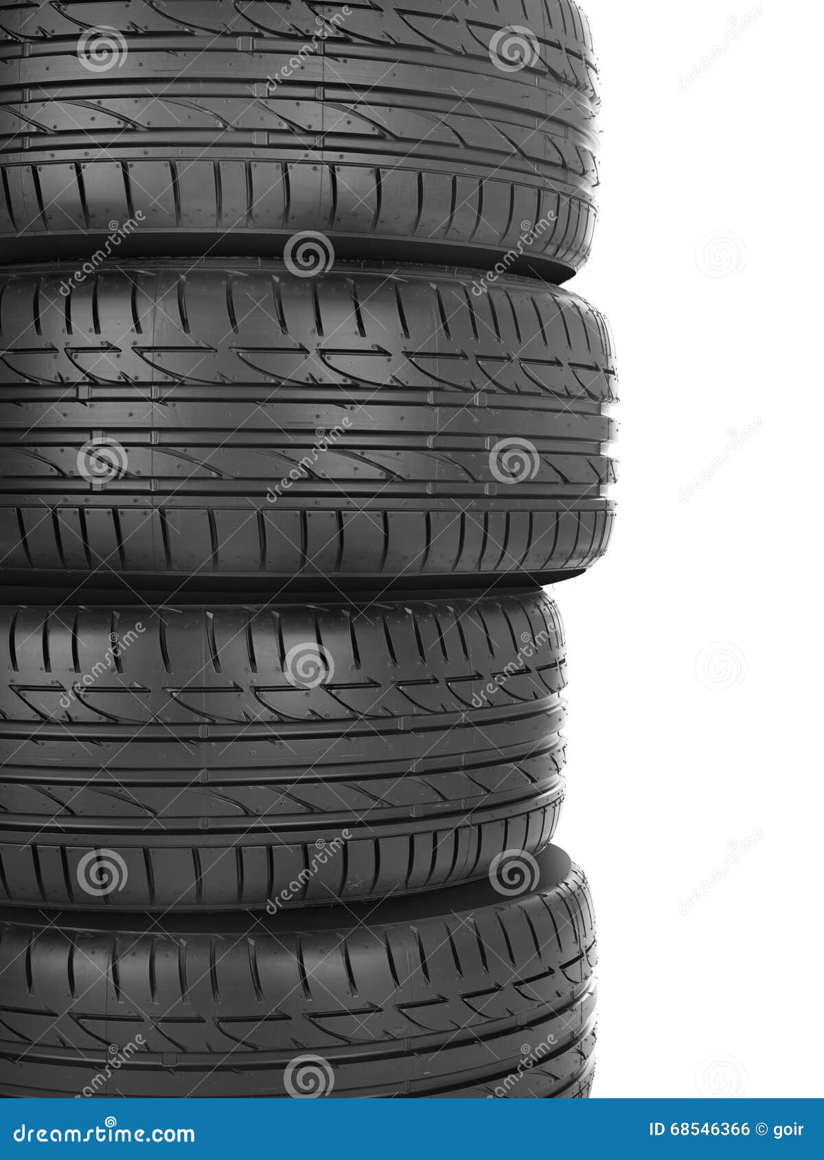 Tires stack stock photo. Image of workshop, shape, isolated - 68546366