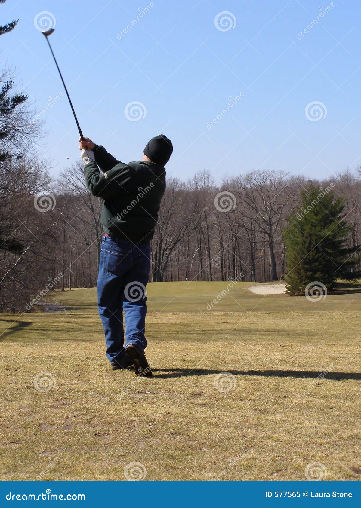 Tiro de golf imagen de archivo. Imagen de club, golf, descubierto - 577565