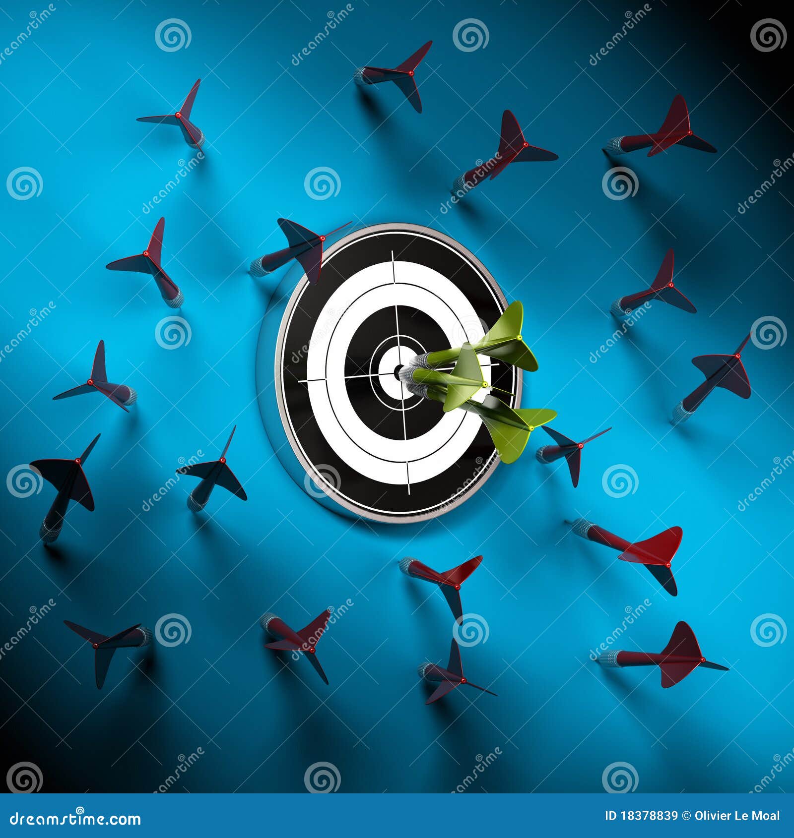 Tiro perfecto stock de ilustración. Ilustración de malo - 18378839