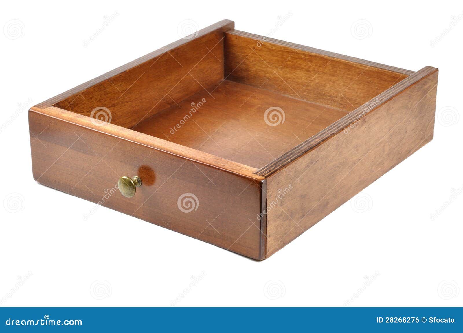 Tiroir En Bois Image libre de droits - Image: 28268276