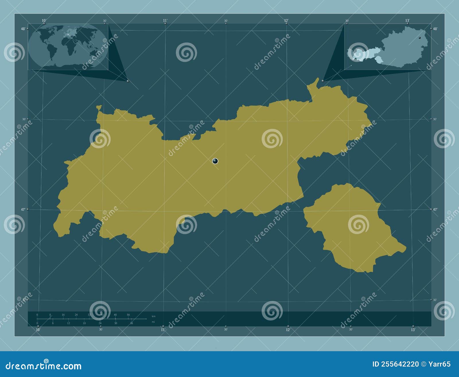 Tirol, Austria. Solid. Capital Stock Illustration - Illustration of ...