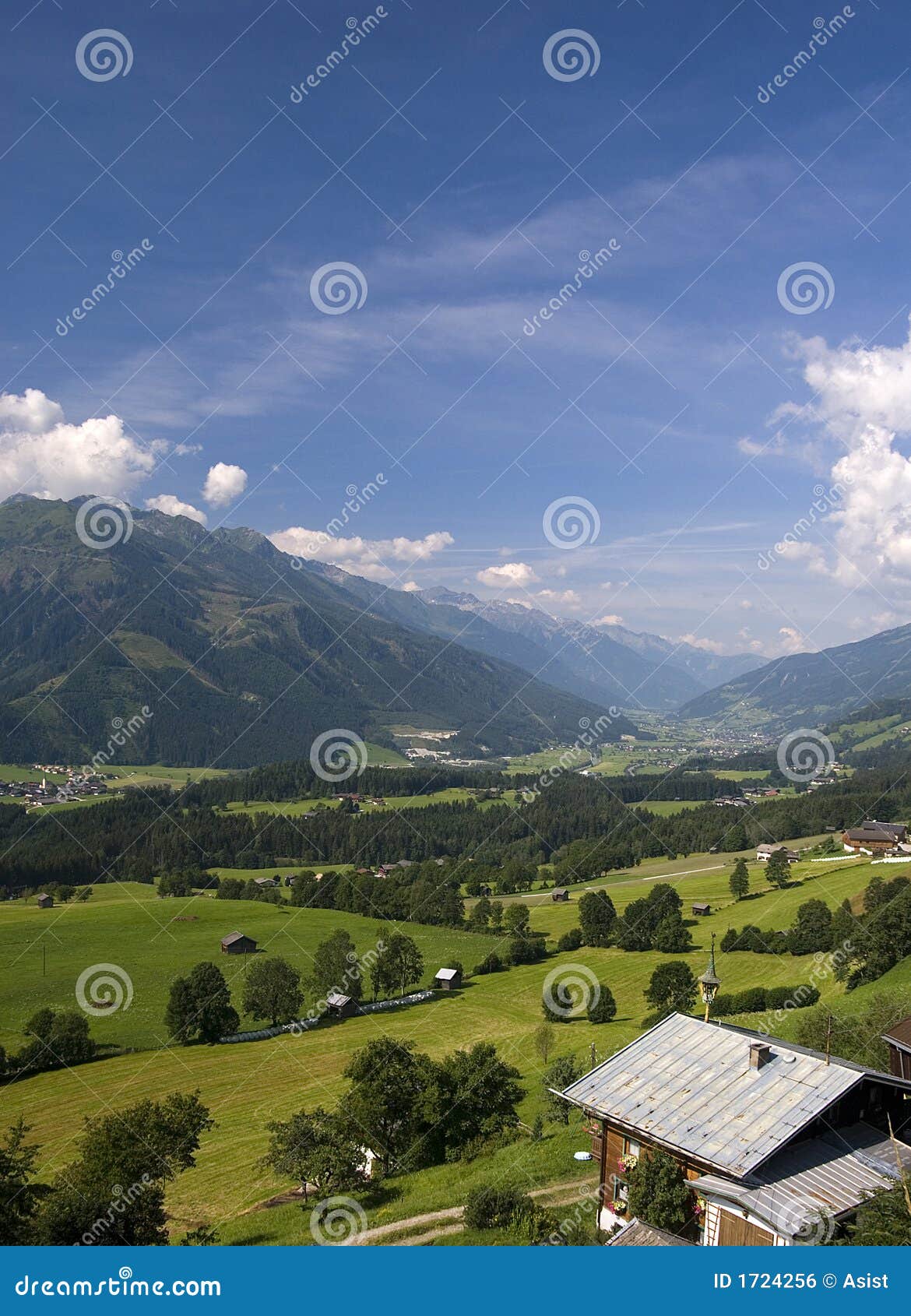 Tirol landscape stock photo. Image of farming, europe - 1724256