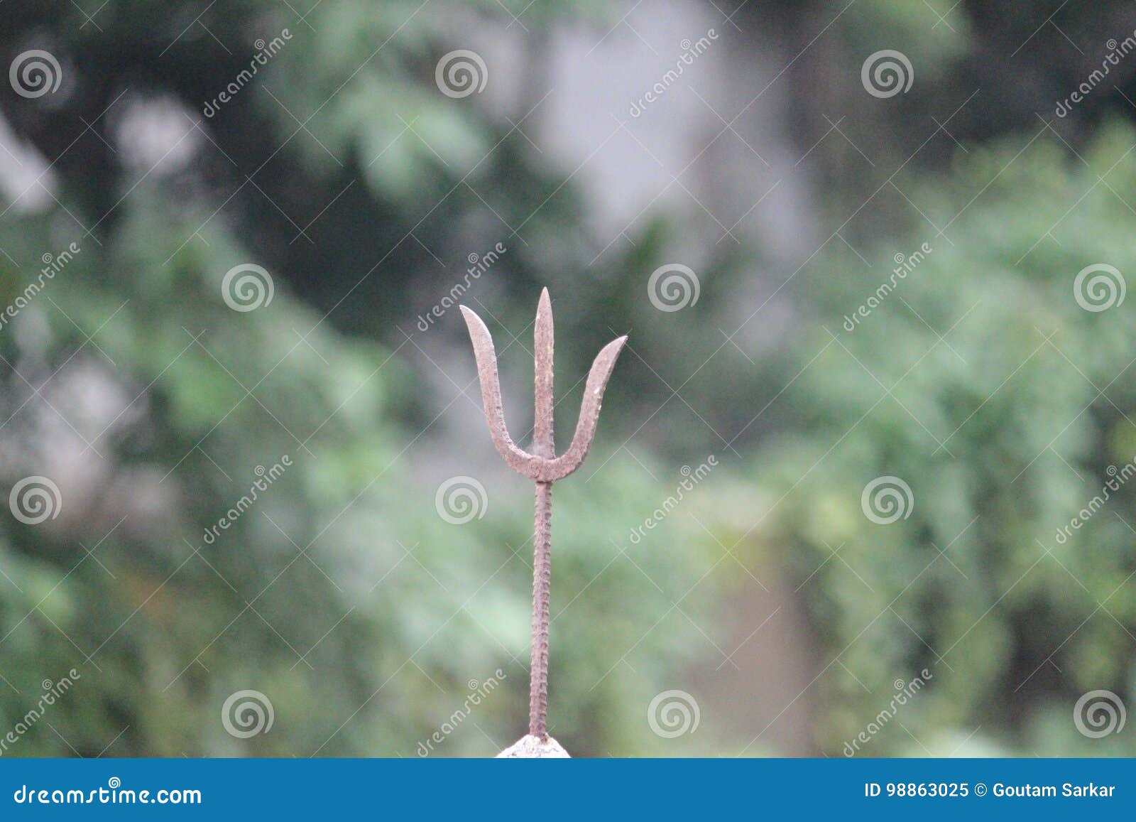 The tirsul stock image. Image of 700d, weapon, tirsul - 98863025