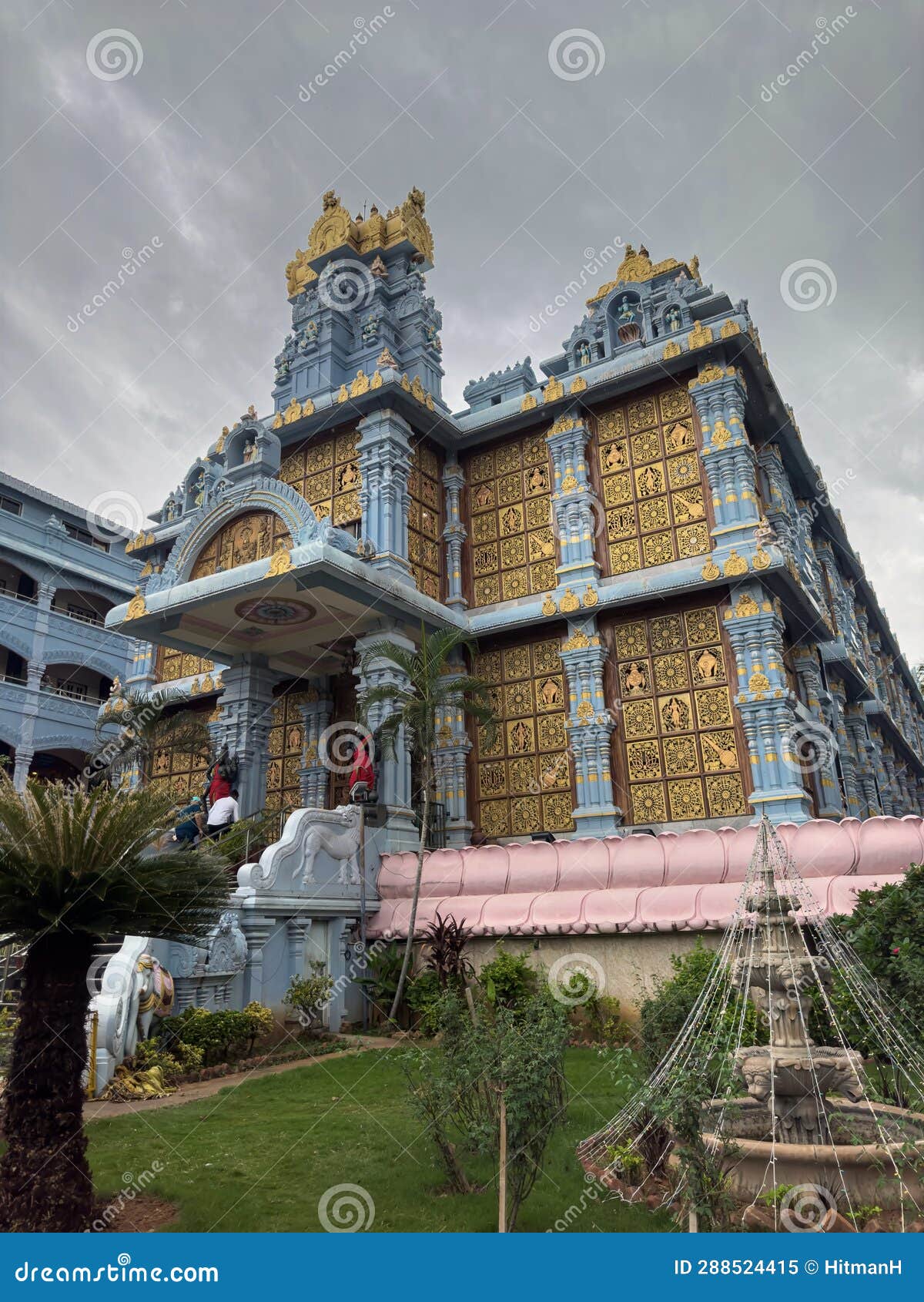 ISKCON Temple editorial image. Image of neighbourhood - 288524415