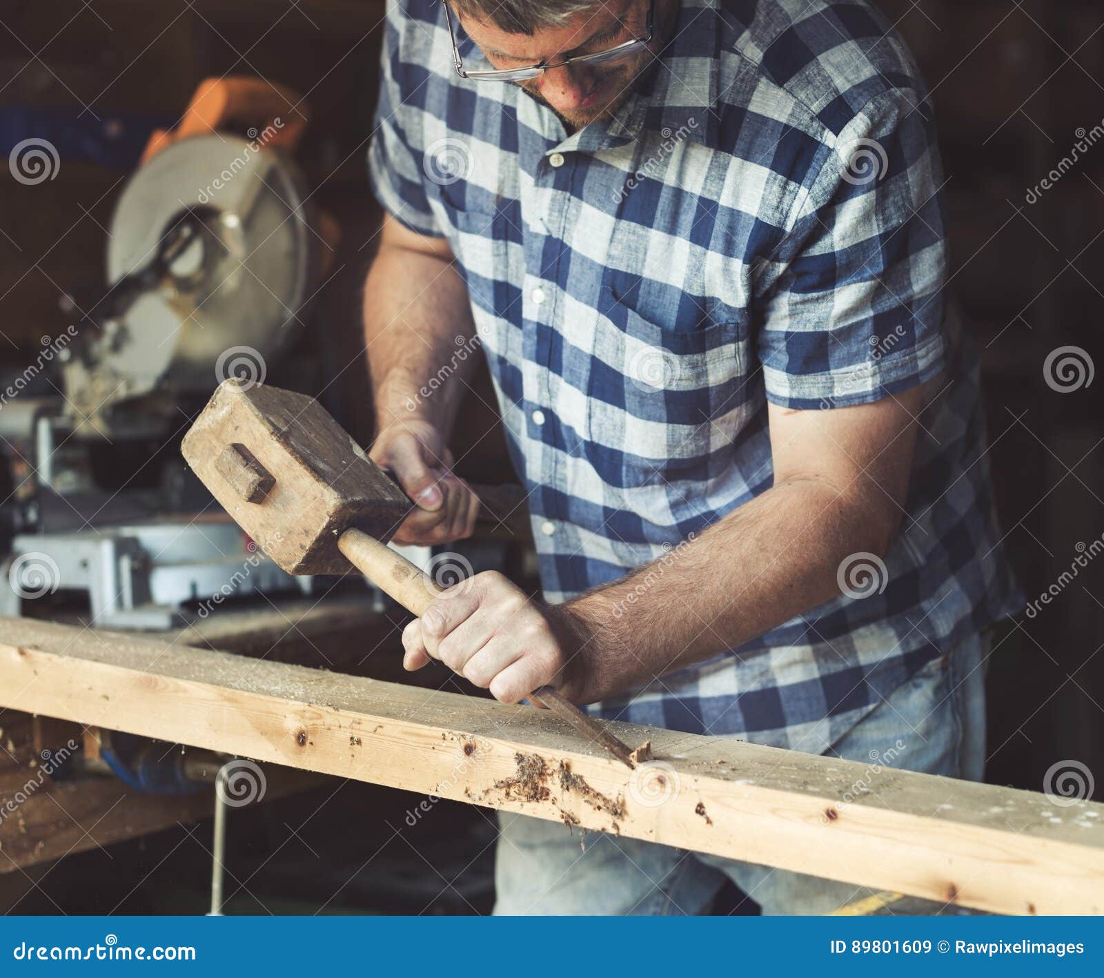 Tischler-Handwerker-Lumber Timber Woodwork-Konzept Stockbild - Bild von ...