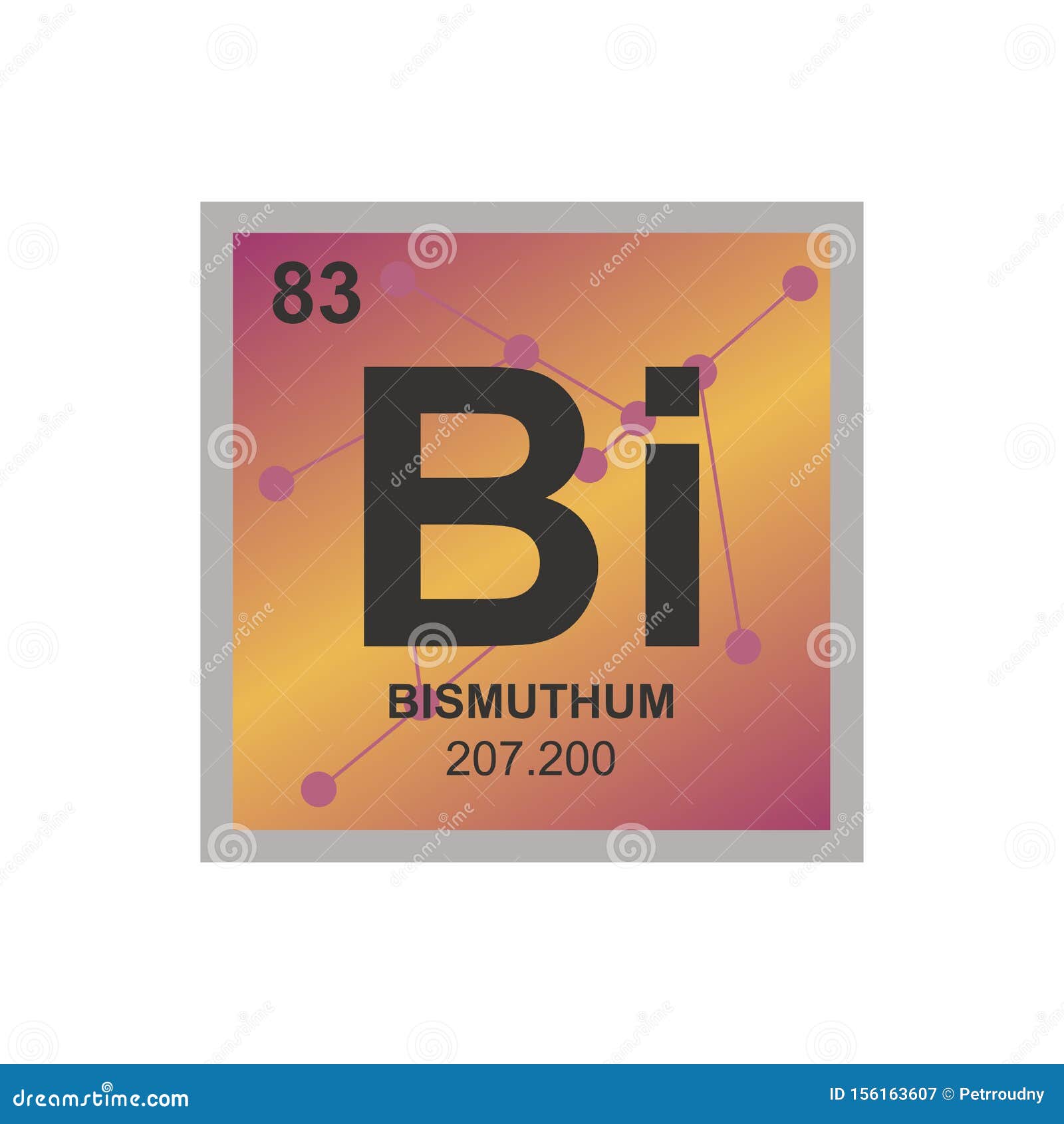 Vector Symbol of Bismuth on the Background from Connected Molecules ...