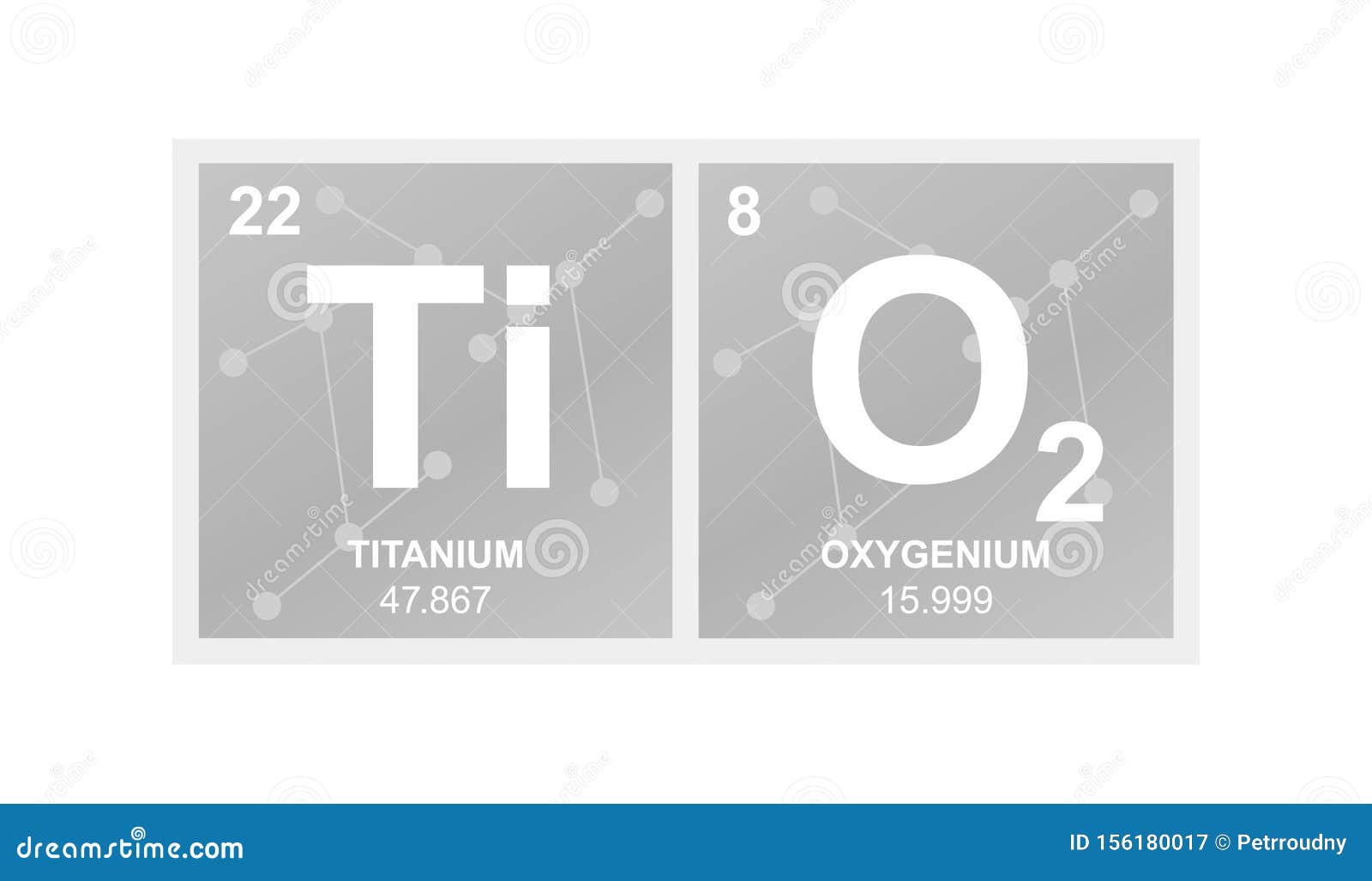 Titanium Dioxide TiO2 Nanoparticles Stock Illustration | CartoonDealer ...