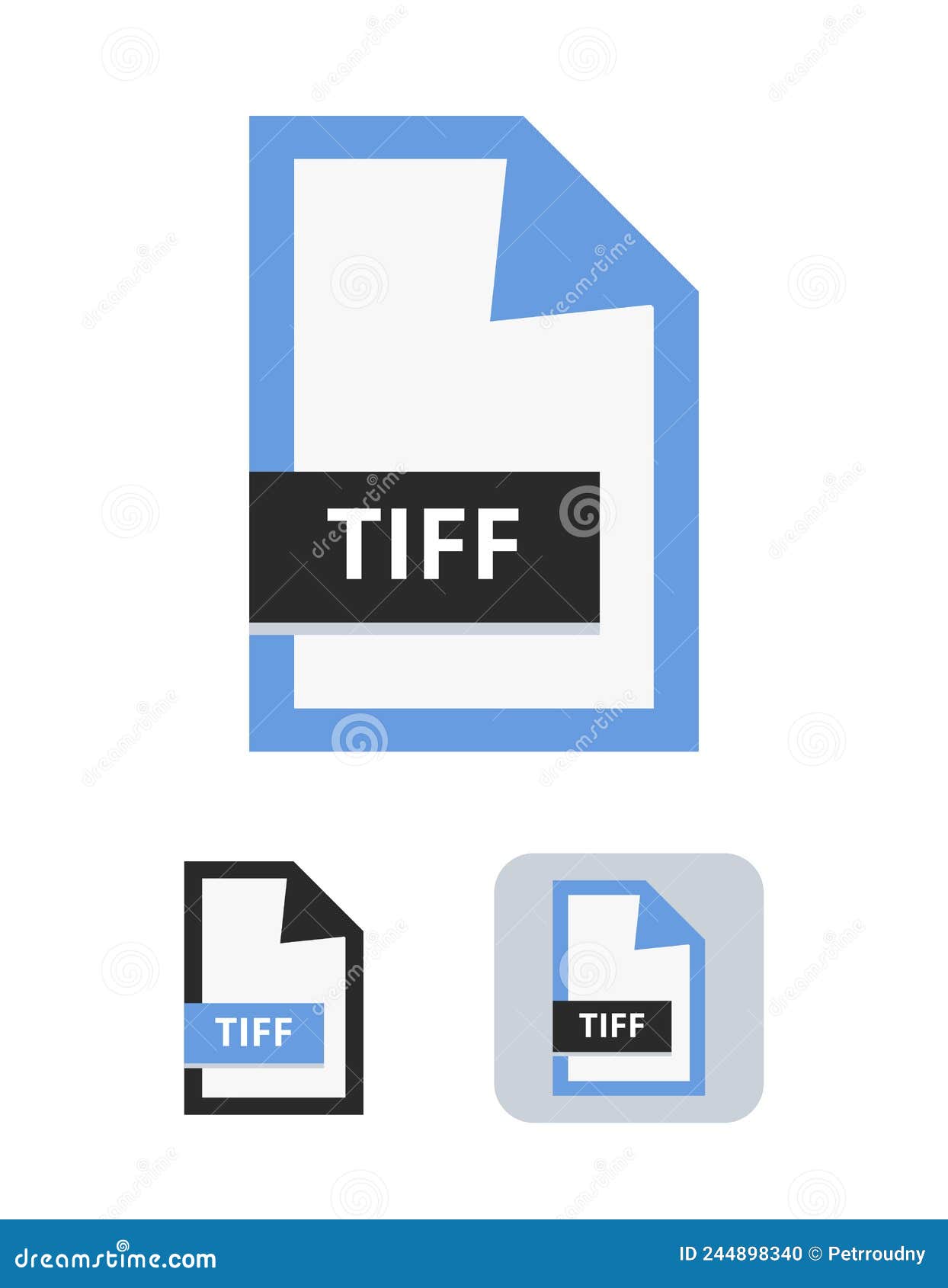 Tiff Vector Icon Isolated On Transparent Background, Linear Tiff ...
