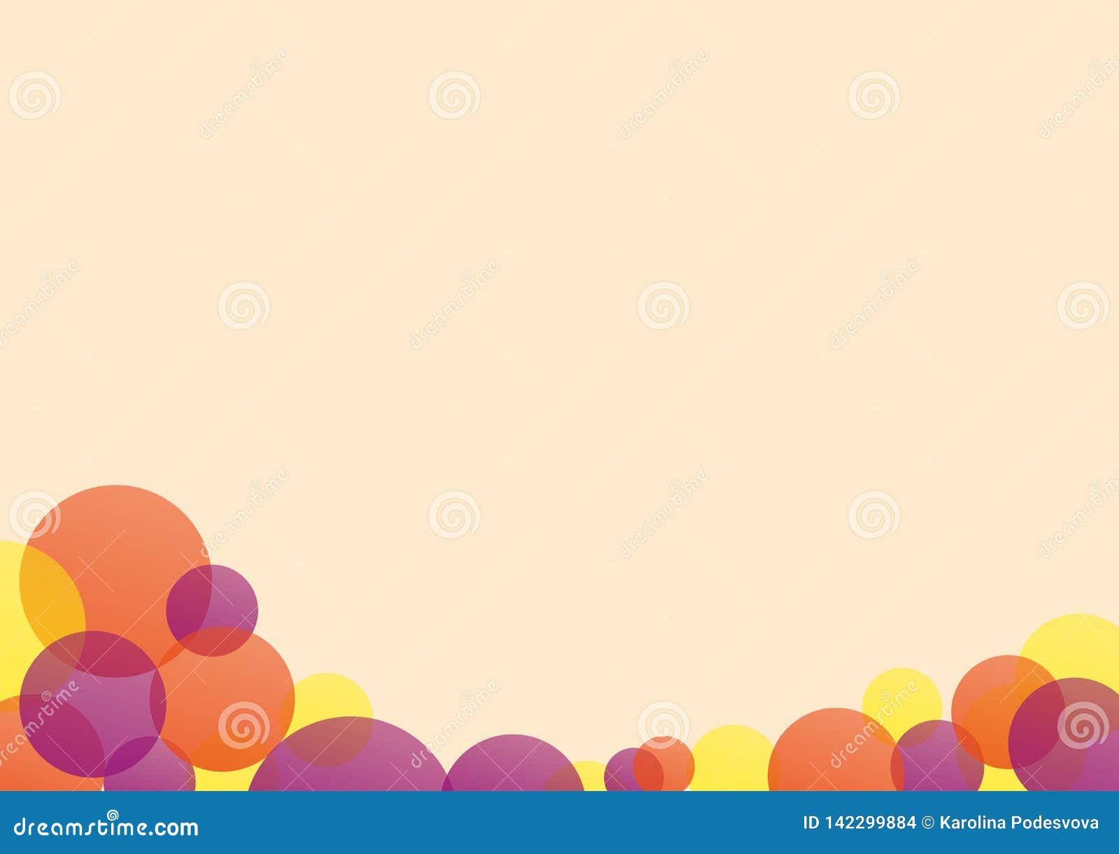 Abstract Presentation Background with Violet, Orange and Yellow Circles ...