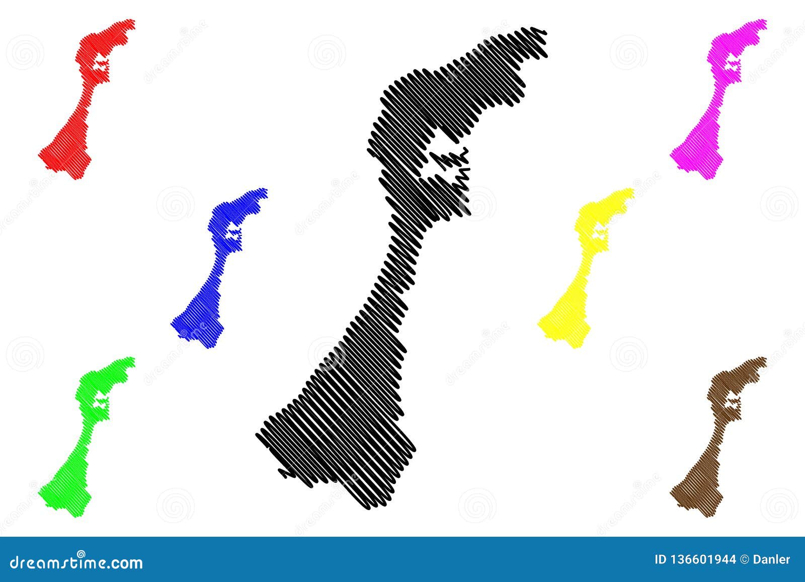 Ishikawa Prefecture Map Vector Stock Vector - Illustration of ishikawa ...