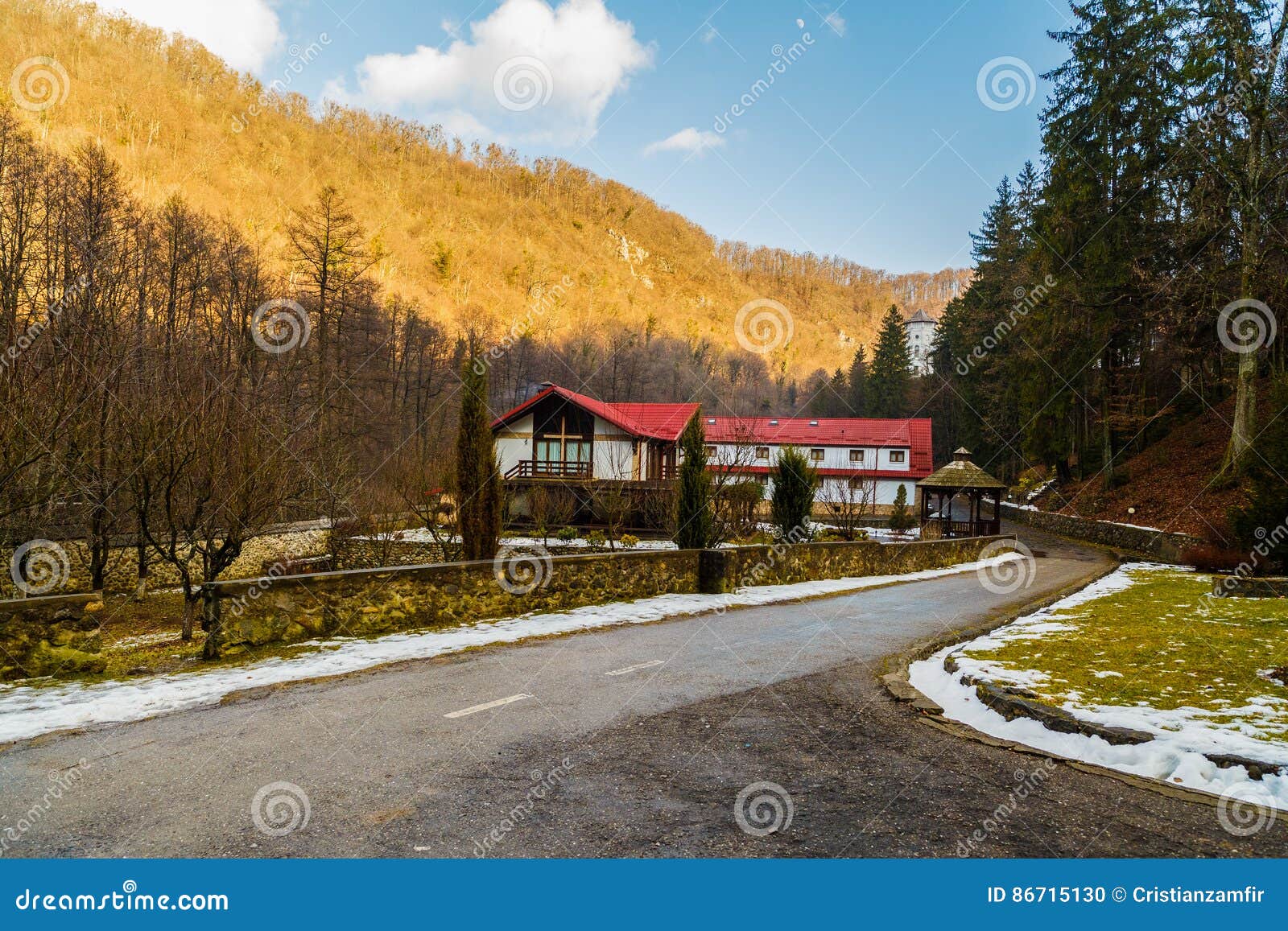 Tismana Monastery, Romania stock photo. Image of tismana - 86715130