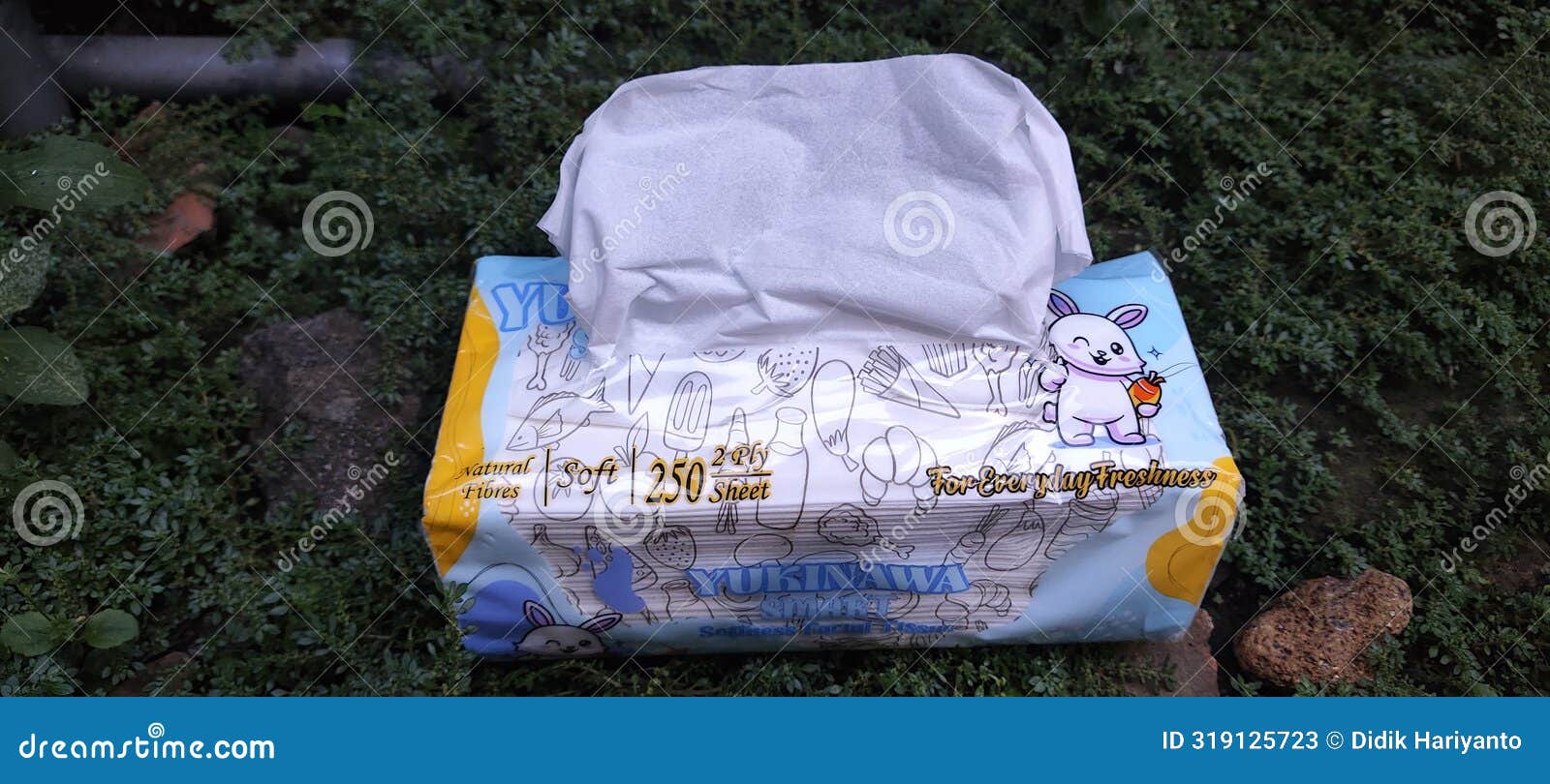 This Tissue always Accompanies My Family after Eating. Stock Image ...