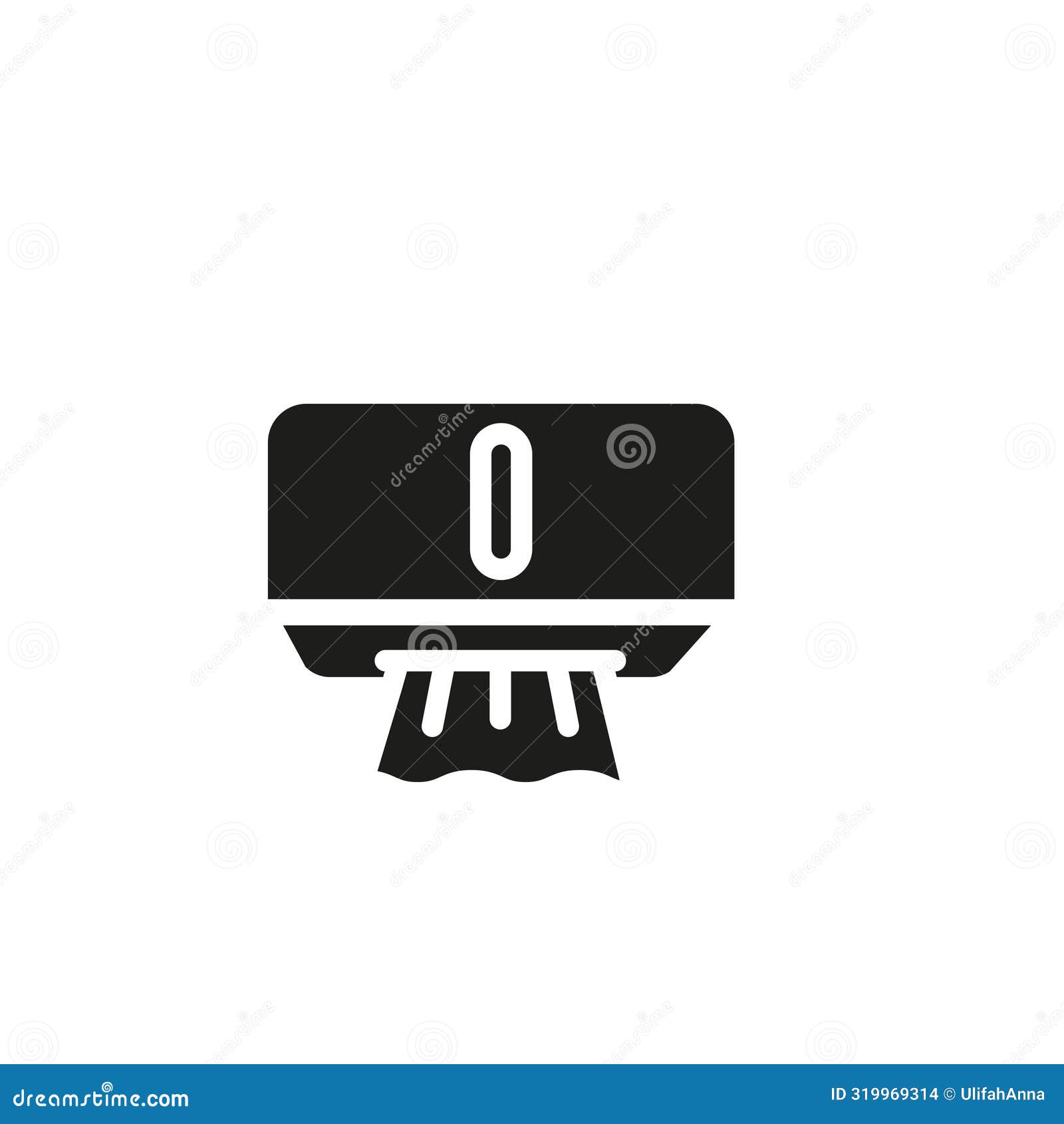 Tissue Bathroom Icon Glyph Vector Design Templates Simple and Modern ...