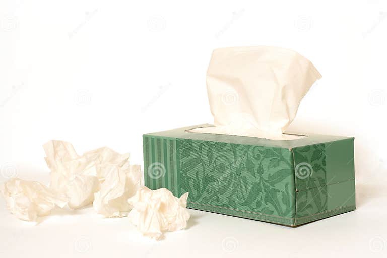Tissue Box stock image. Image of cold, used, wipe, househould - 16344575