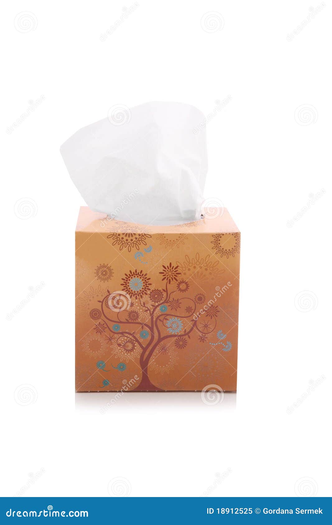 Tissue box stock image. Image of facial, cough, paper - 18912525