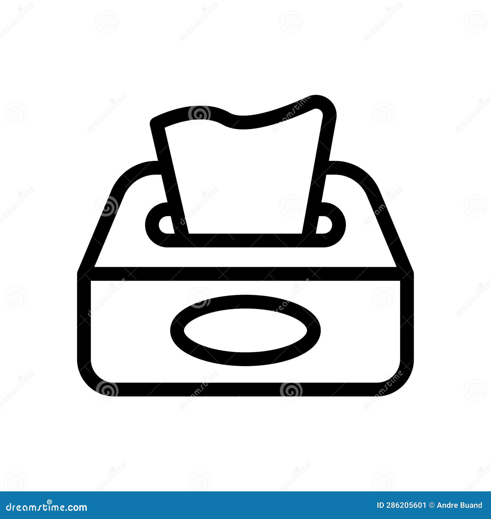 Tissue Box Icon Illustration Vector Graphic Stock Vector - Illustration ...