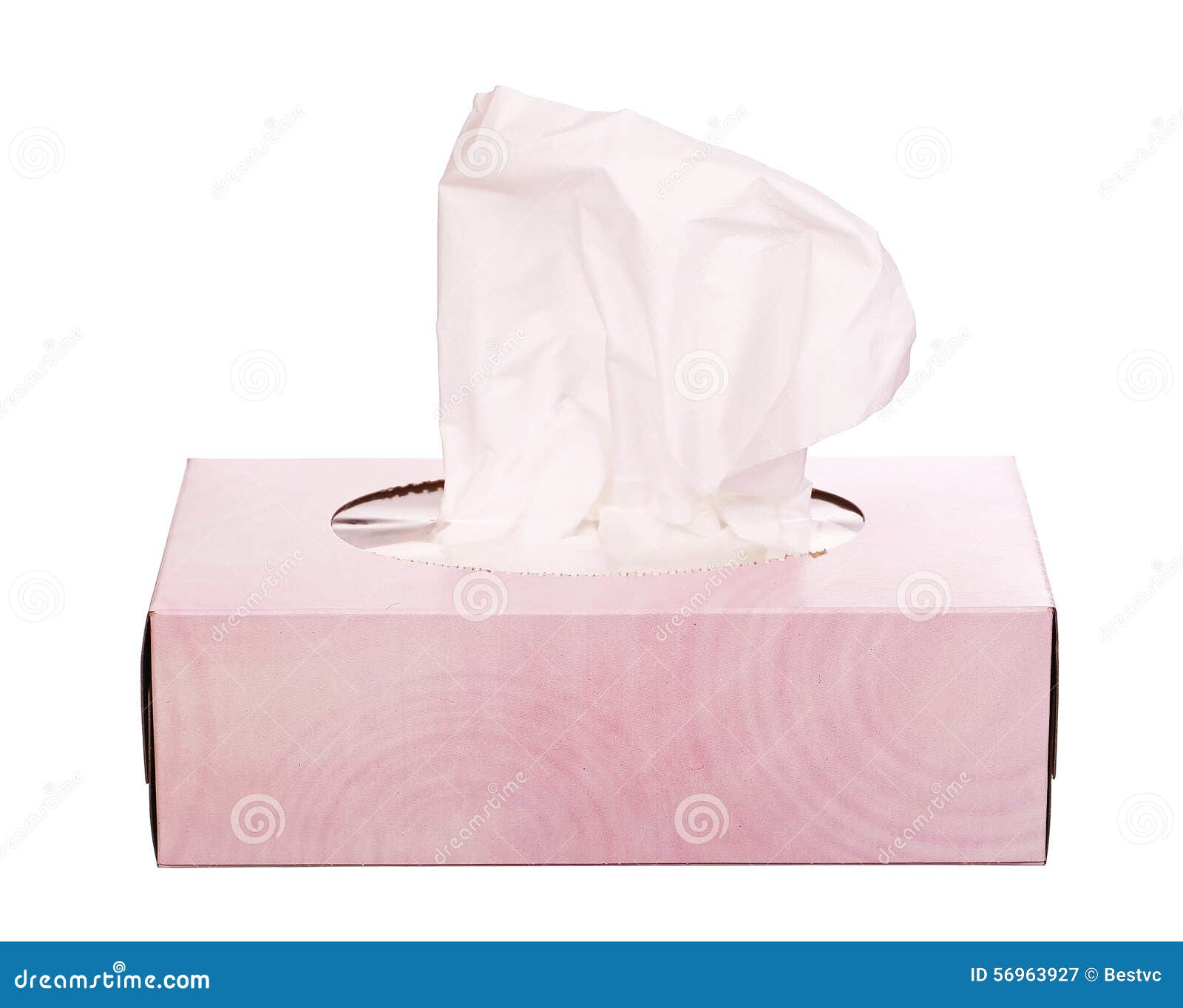 Tissue Box Isolated on White Stock Image - Image of tissue, single ...