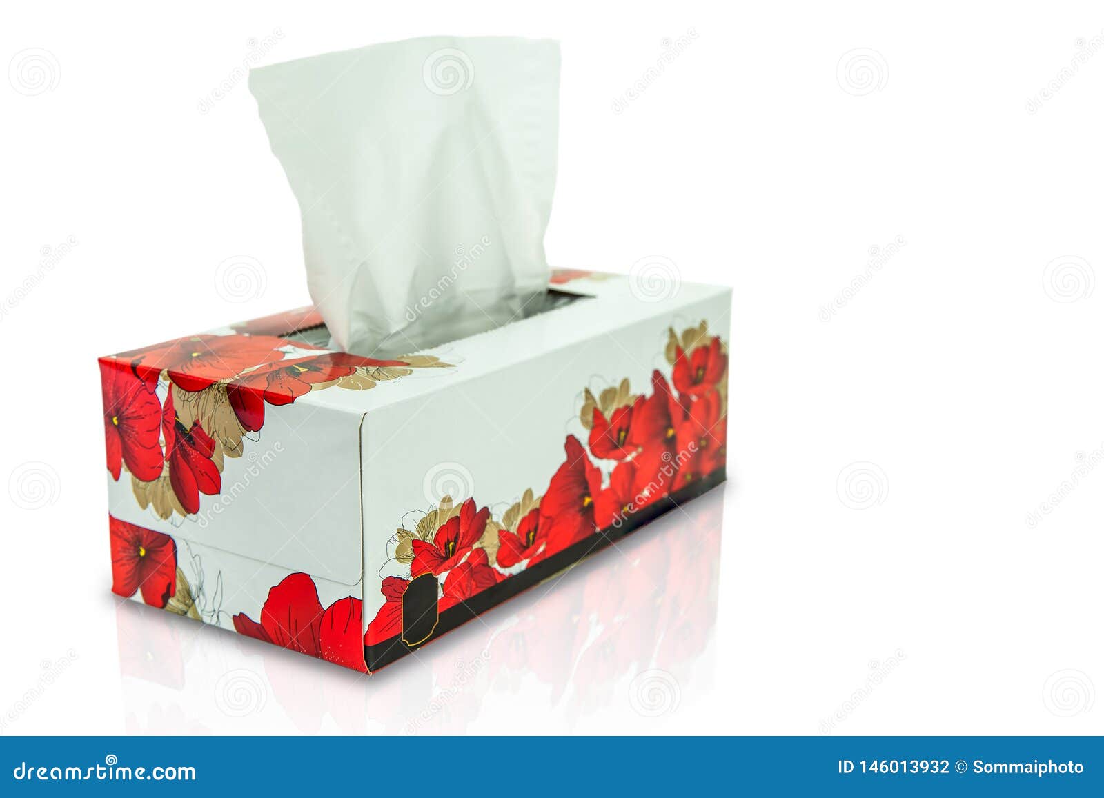 Tissue Box Mock Up White Tissue Box Blank Label and No Text for ...