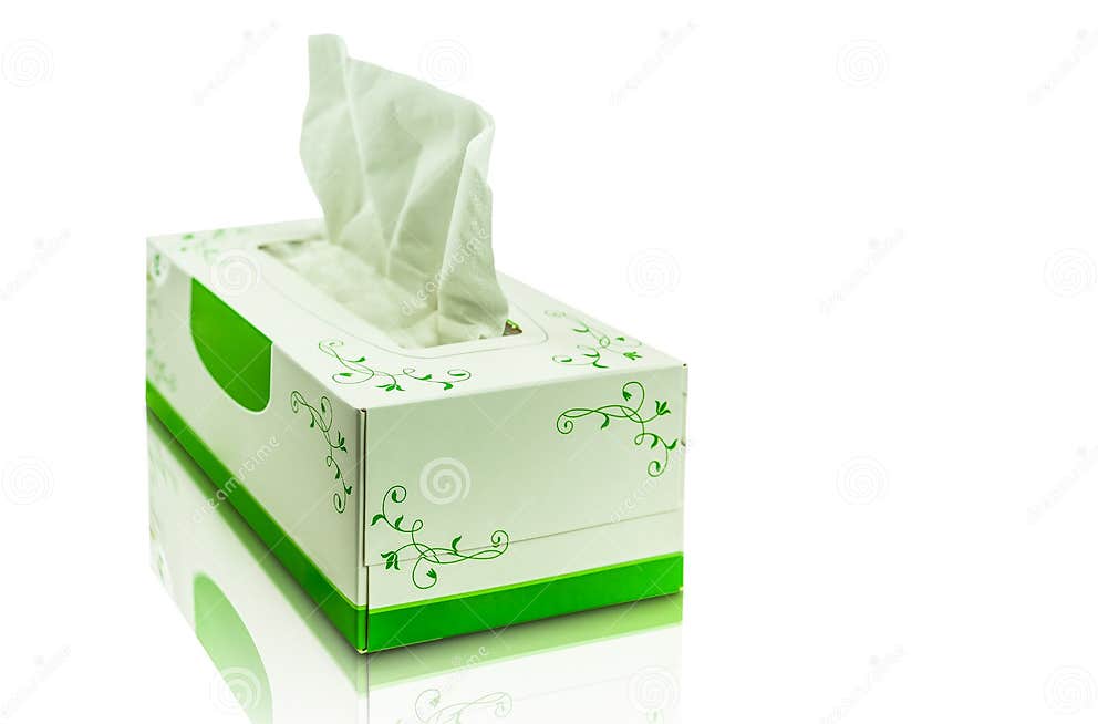 Tissue Box Mock Up White Tissue Box Blank Label and No Text for ...
