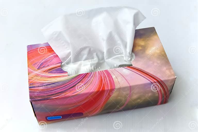 Tissue Box Mock Up White Tissue Box Blank Label and No Text for ...