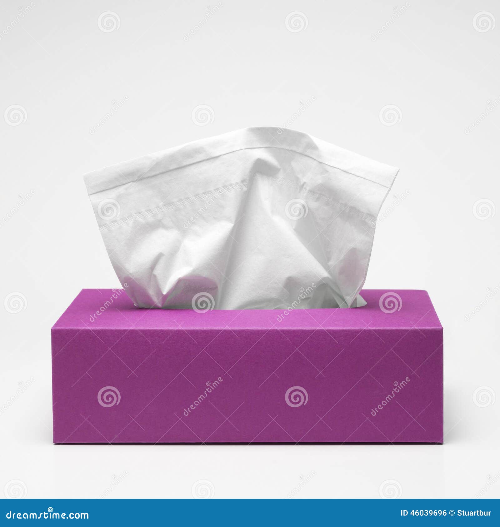 Tissue Box stock photo. Image of object, white, single - 46039696