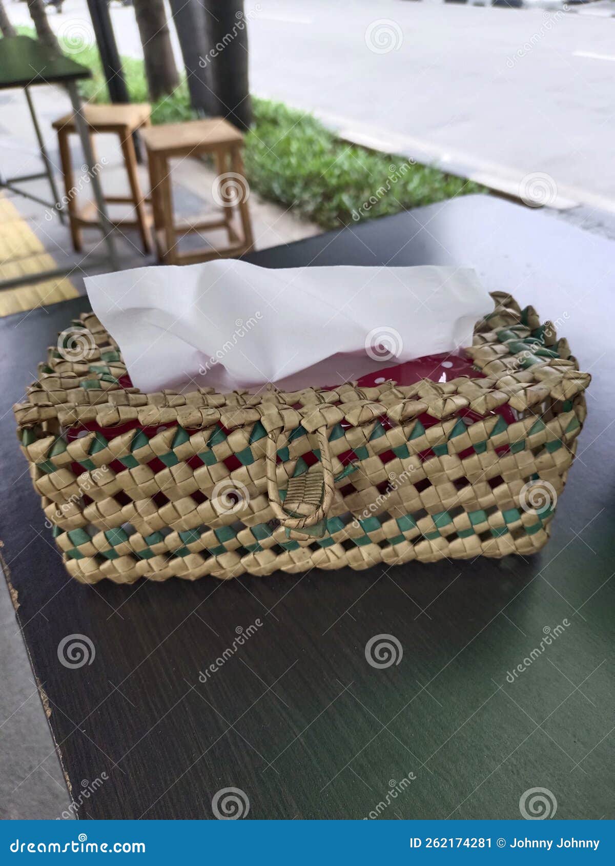 Tissue Box at the Restaurant Stock Image - Image of wool, pink: 262174281