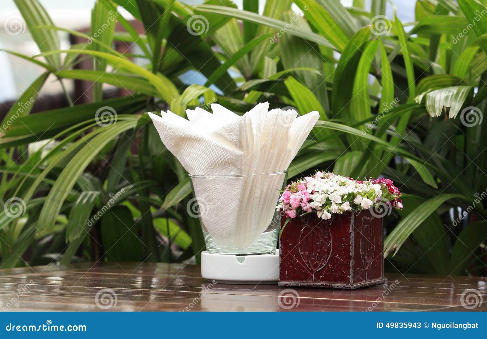 Tissue box on the table stock image. Image of napkin - 49835943