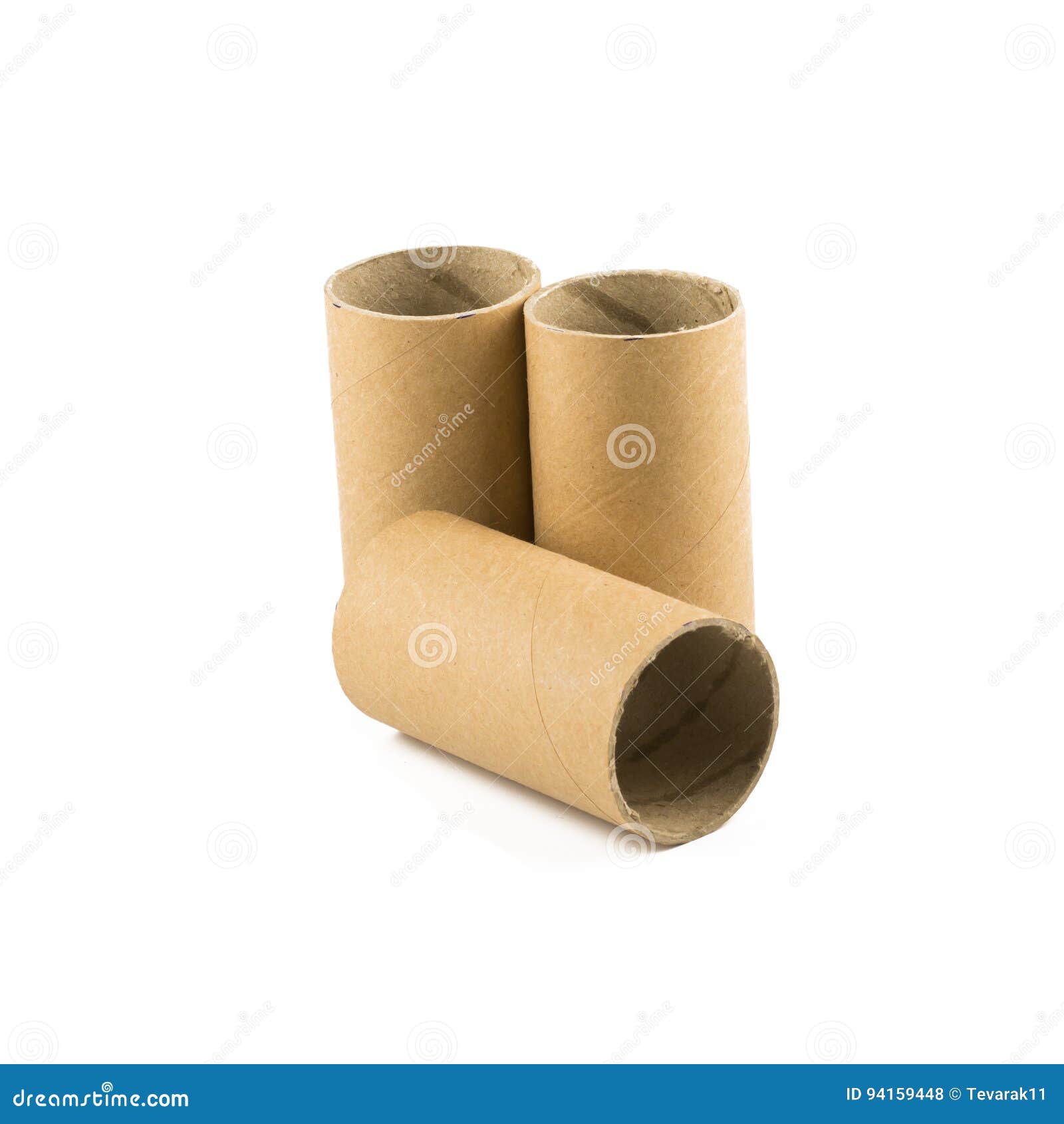 Tissue Core Isolated on the White Background. Stock Photo - Image of ...