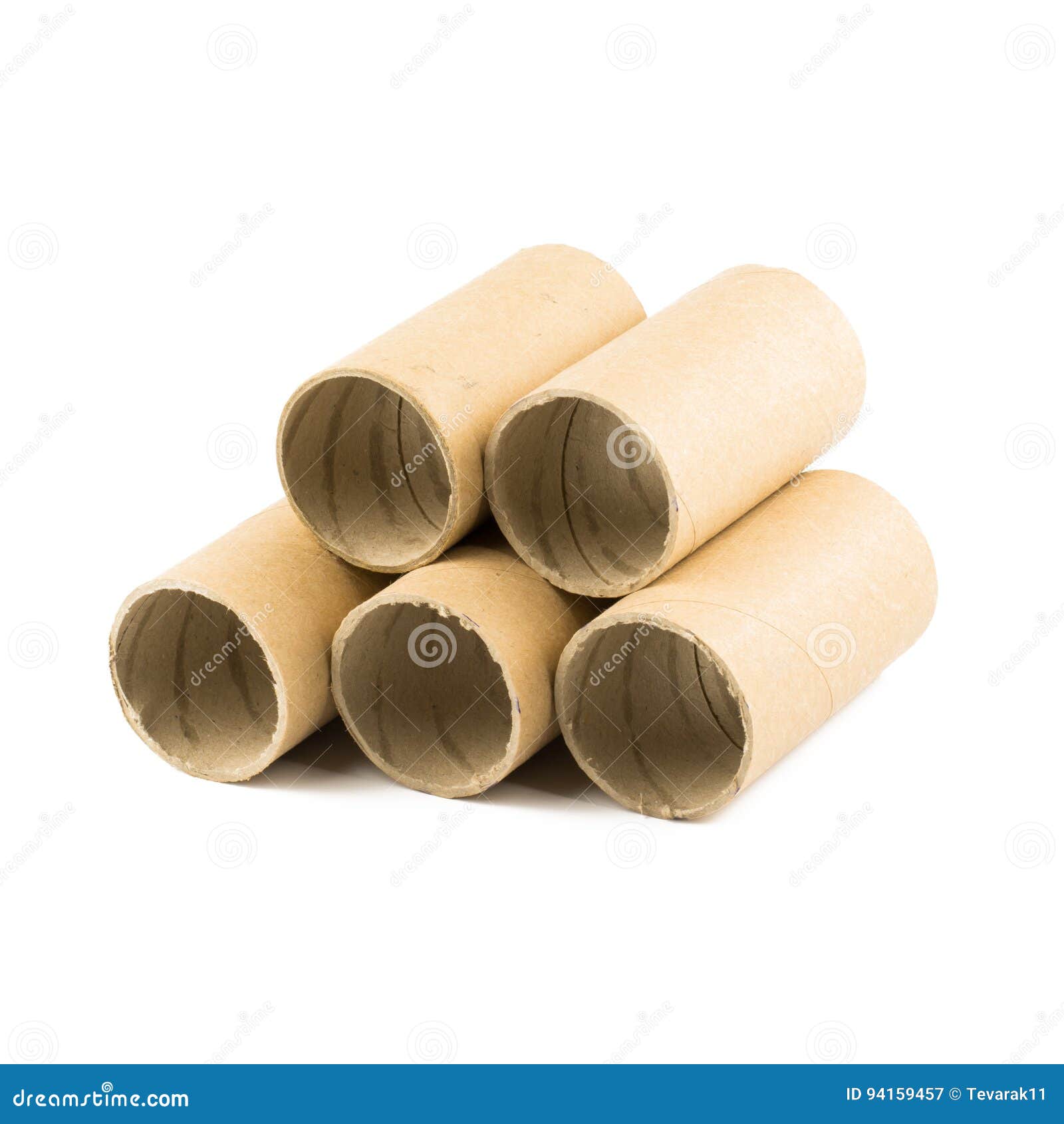 Tissue Core Isolated on the White Background. Stock Image - Image of ...