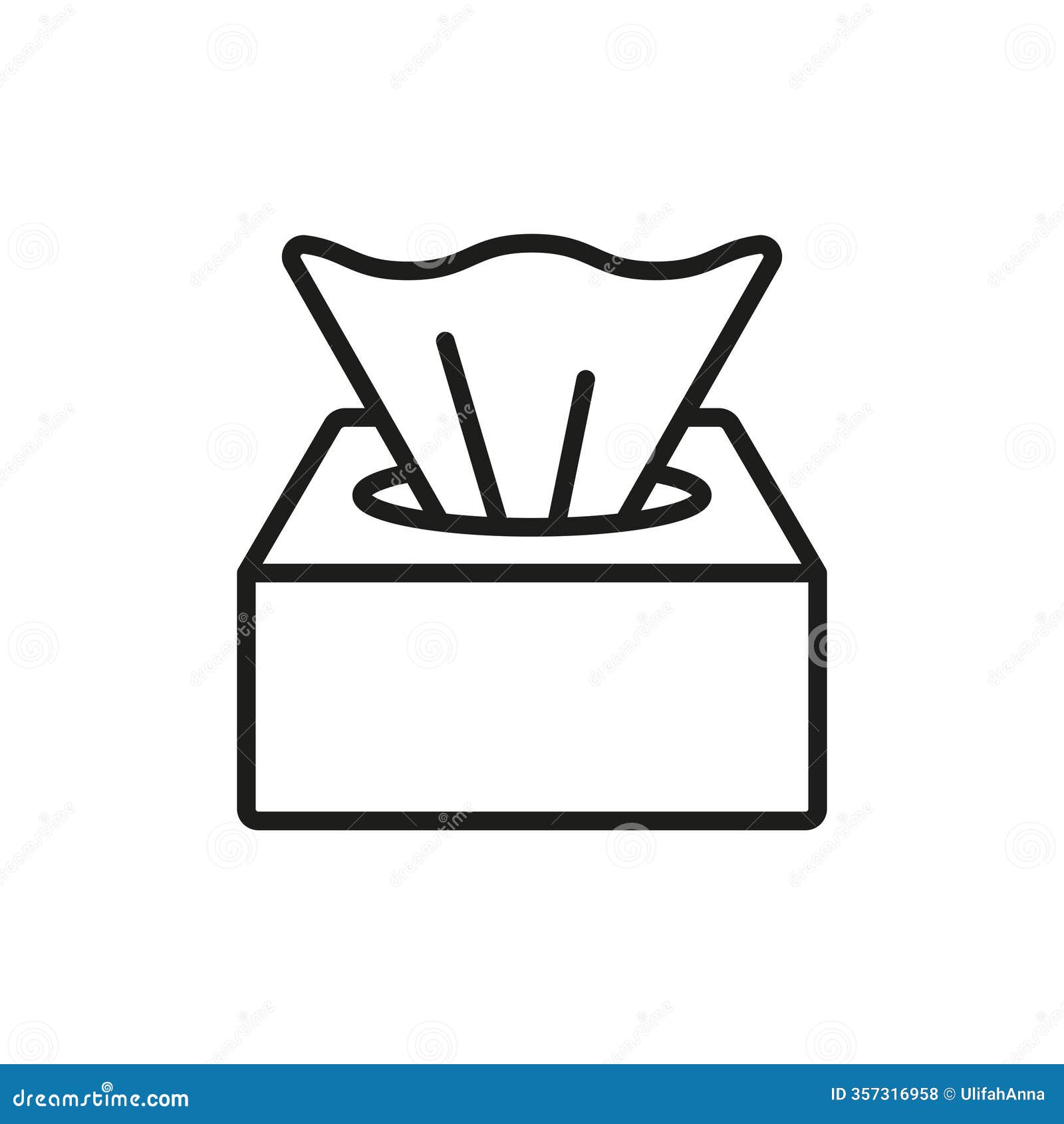 Tissue Icon Vector Basic Design Simple Stock Illustration ...