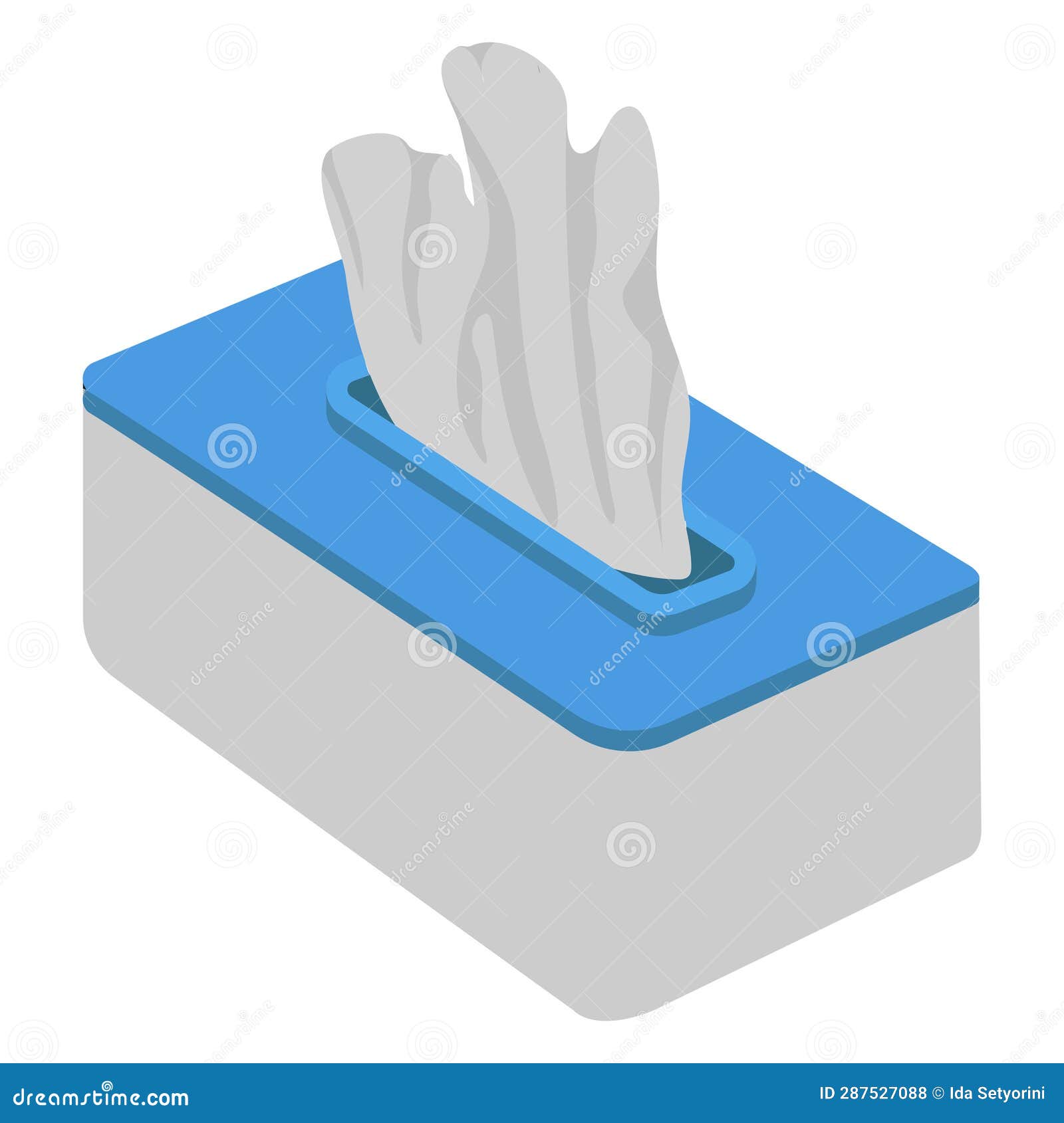 Tissue icon vector stock illustration. Illustration of home - 287527088