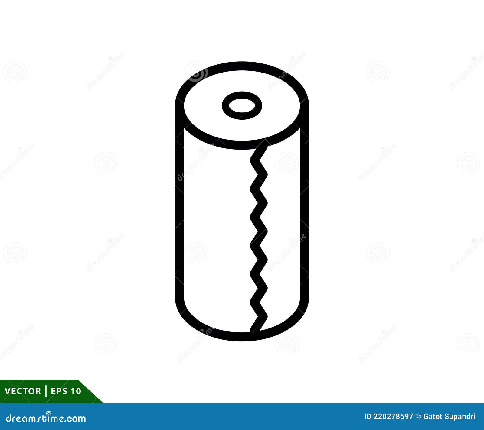 Tissue Icon Vector Logo Design Template Stock Vector - Illustration of ...