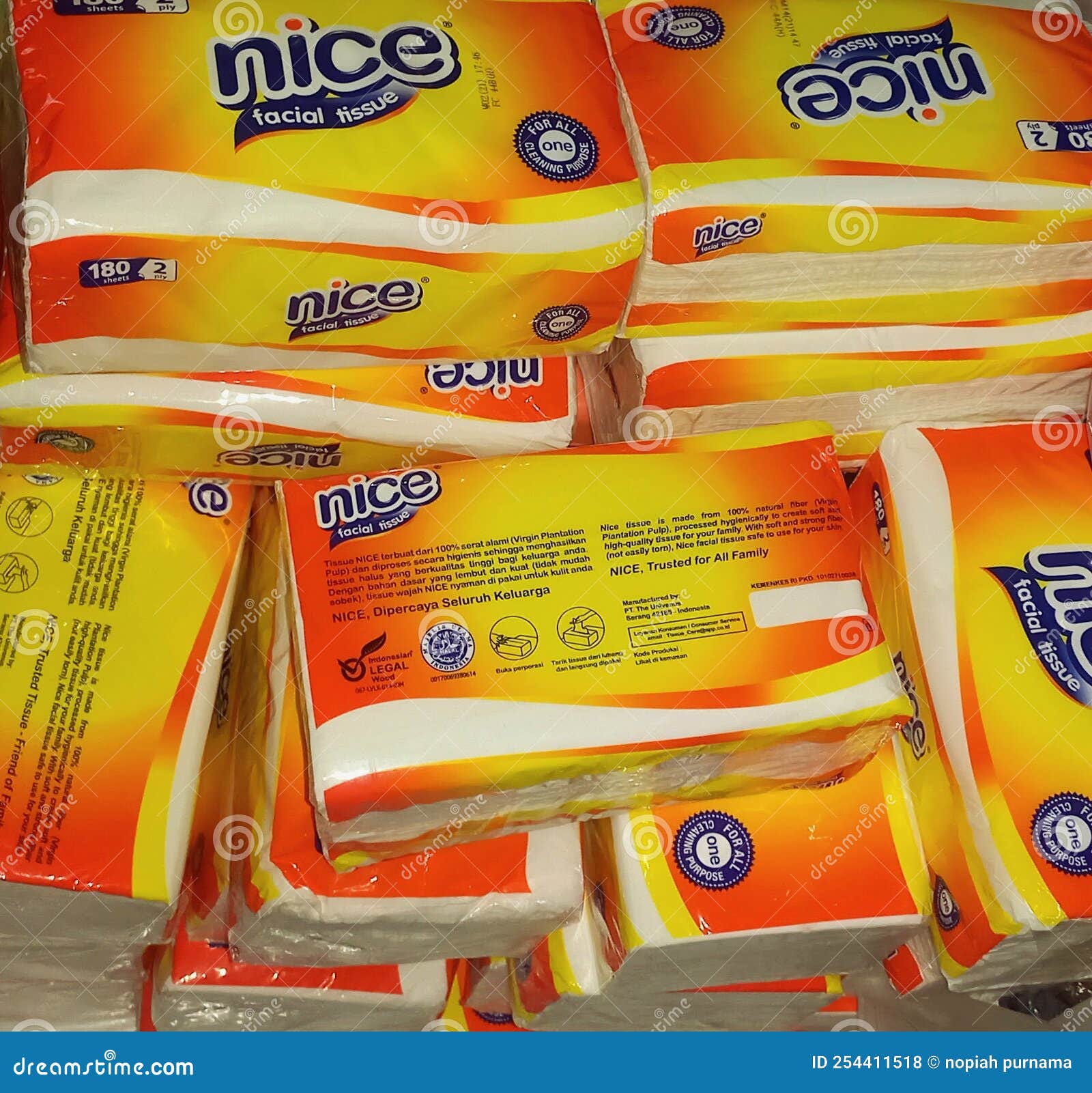 Tissue Nice 180& X27;s Dua Layer Editorial Stock Photo - Image of layer ...