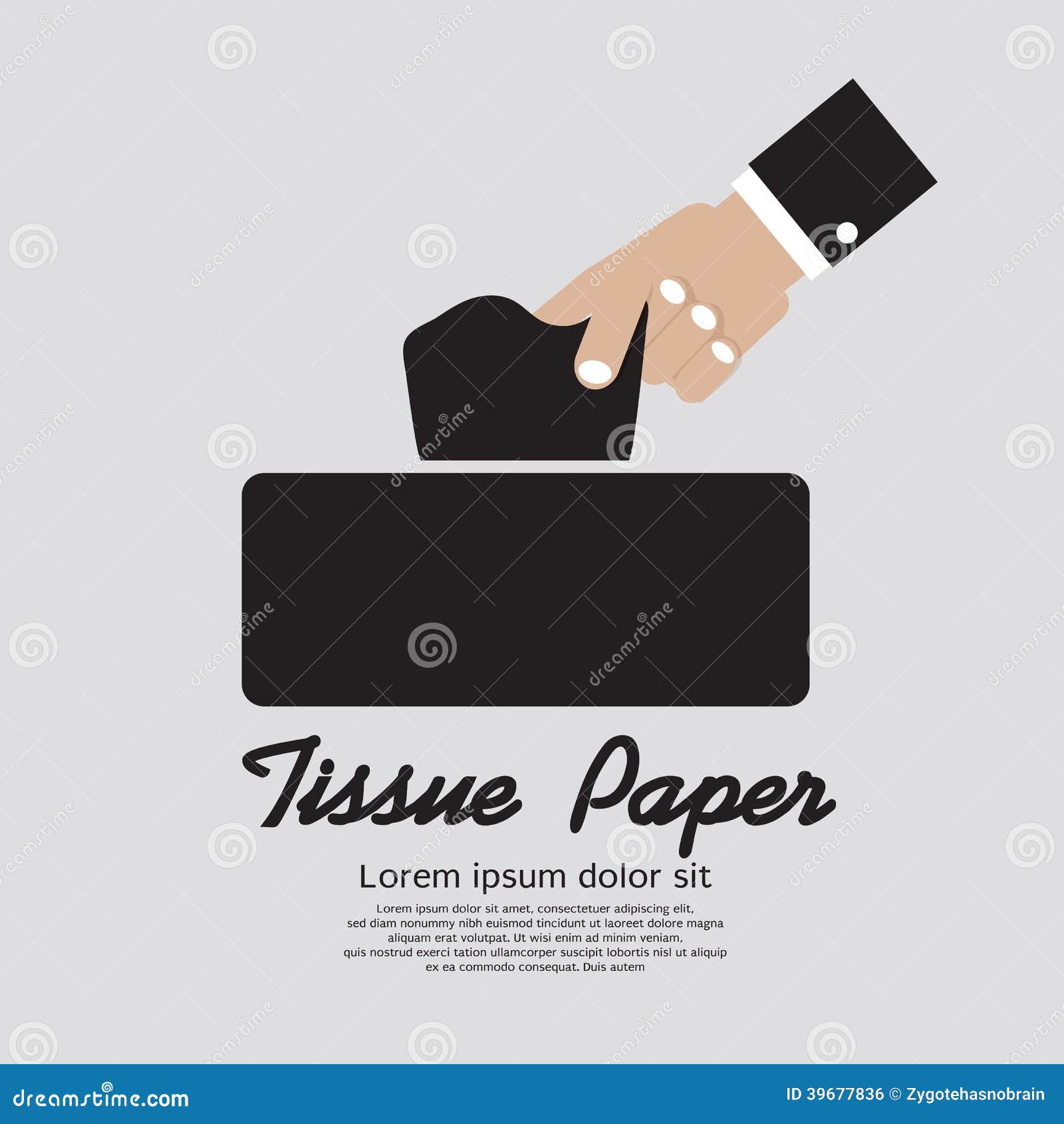 Tissue Paper Hand Drawn, Vector, Eps, Logo, Icon, Silhouette ...