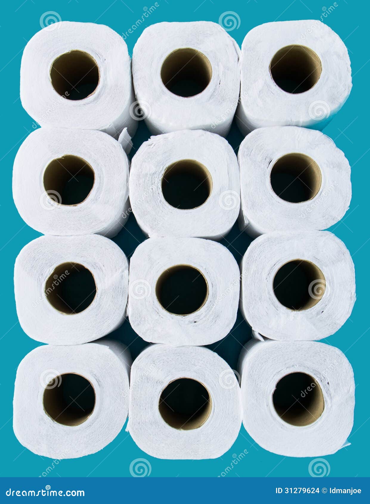 Tissue paper rolls stock photo. Image of soft, room, clean - 31279624