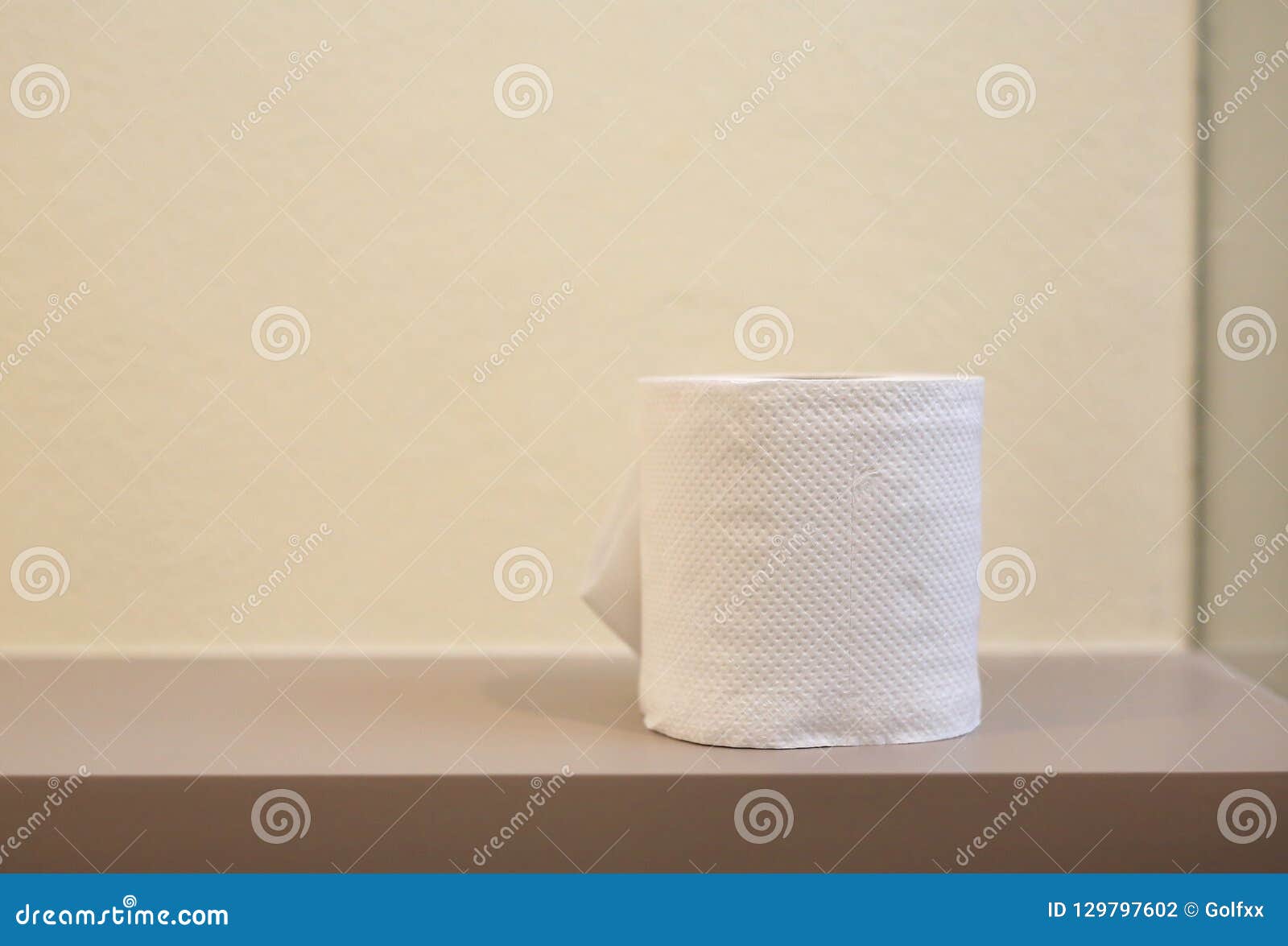 Tissue Paper in Toilet Room Stock Photo - Image of bathroom, facilities ...
