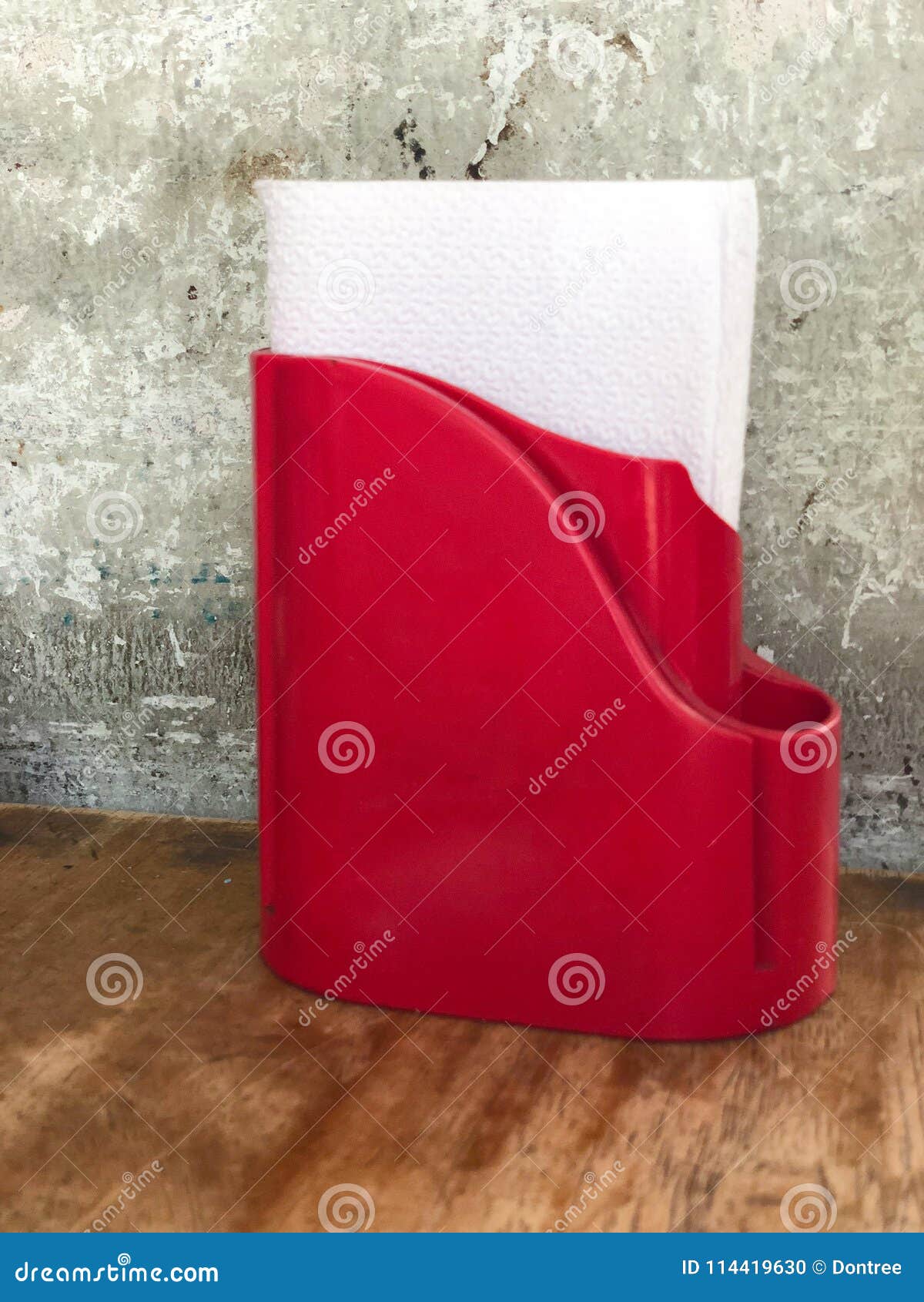Tissue in red box stock photo. Image of craft, shape - 114419630