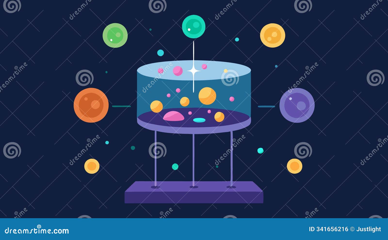 Tissue Regeneration Process an Overview of a Bioreactor Displaying ...