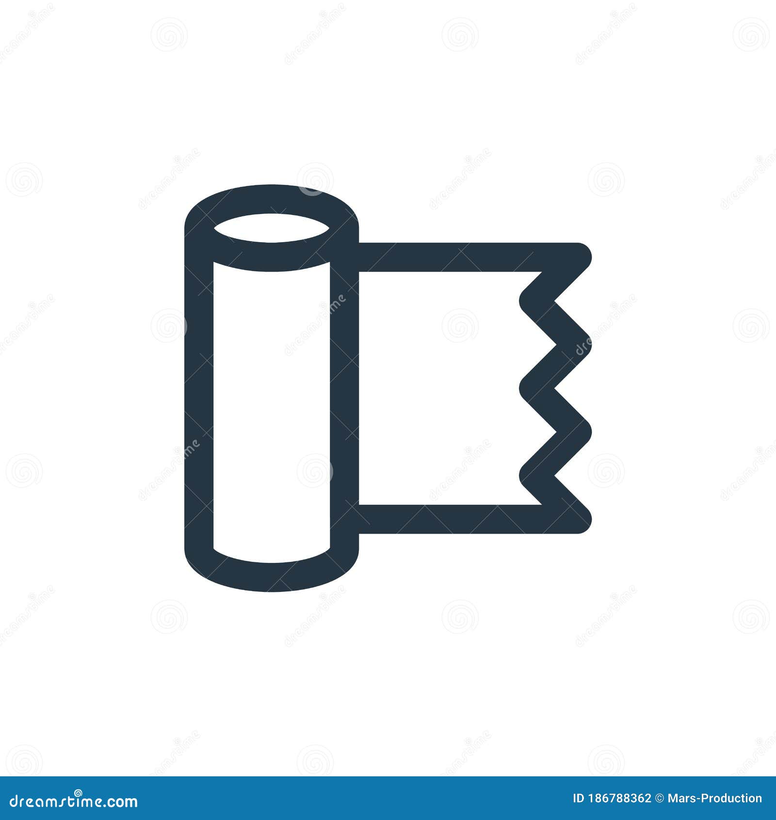 Tissue Vector Icon. Tissue Editable Stroke. Tissue Linear Symbol for ...