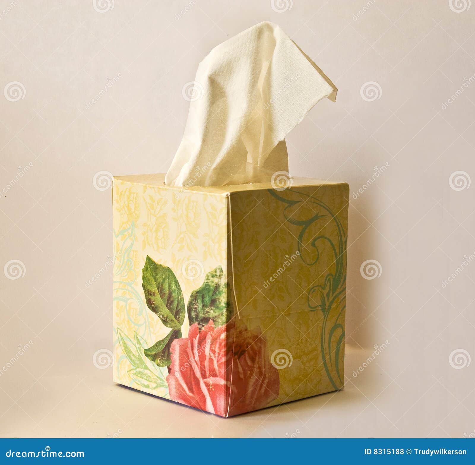 Tissues stock photo. Image of cold, floral, sneeze, congested - 8315188