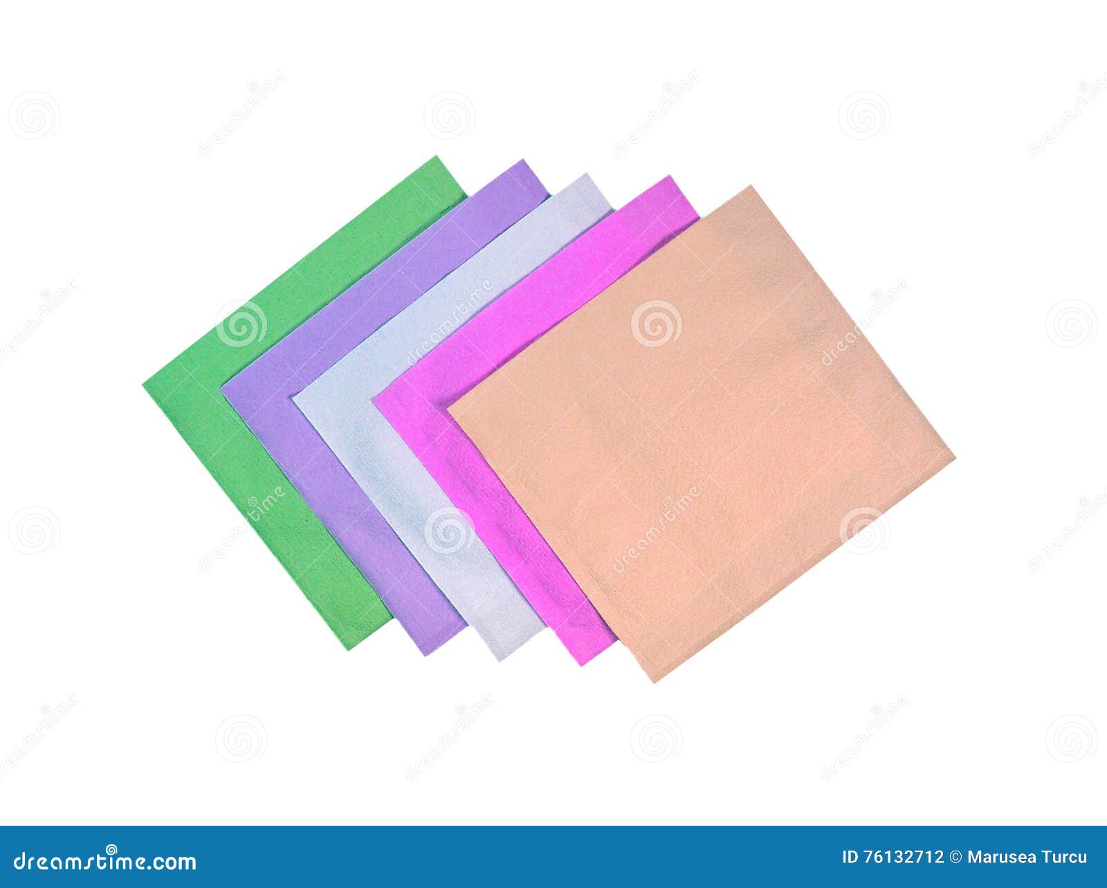Tissues of Different Colours Stock Photo - Image of elegance, sewing ...