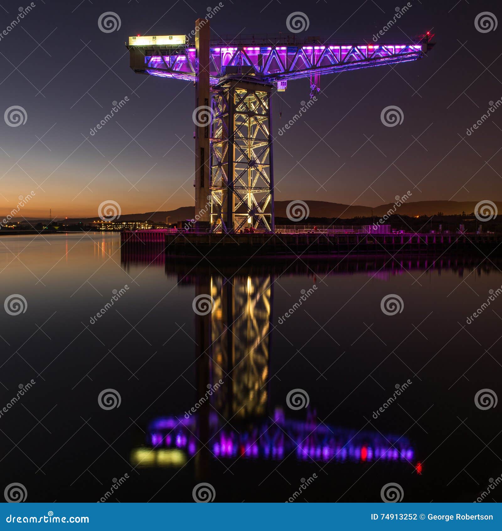 Titan Crane, Clydebank Scotland Stock Photo - Image of landmark ...