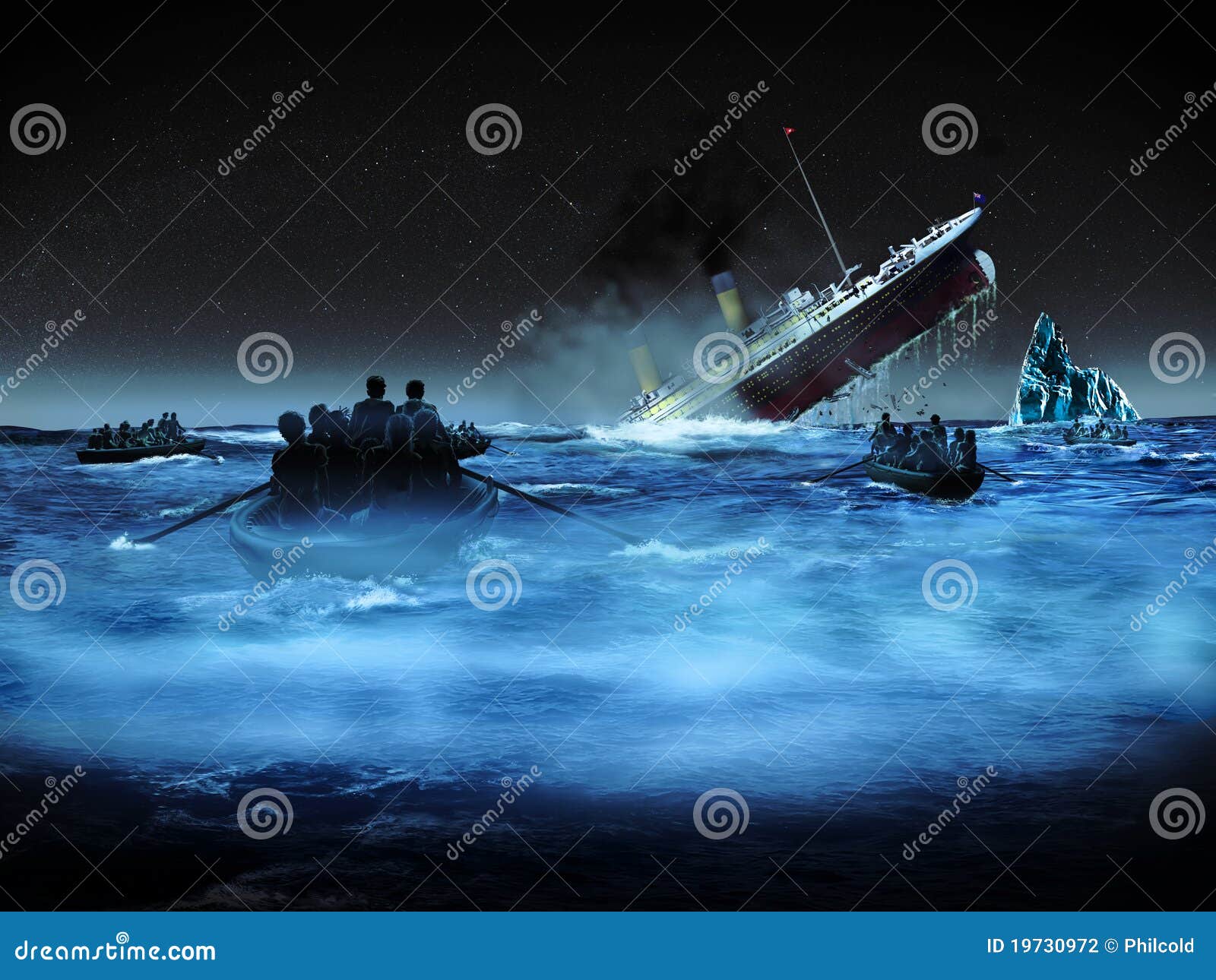 Clipart Titanic Sinking Location