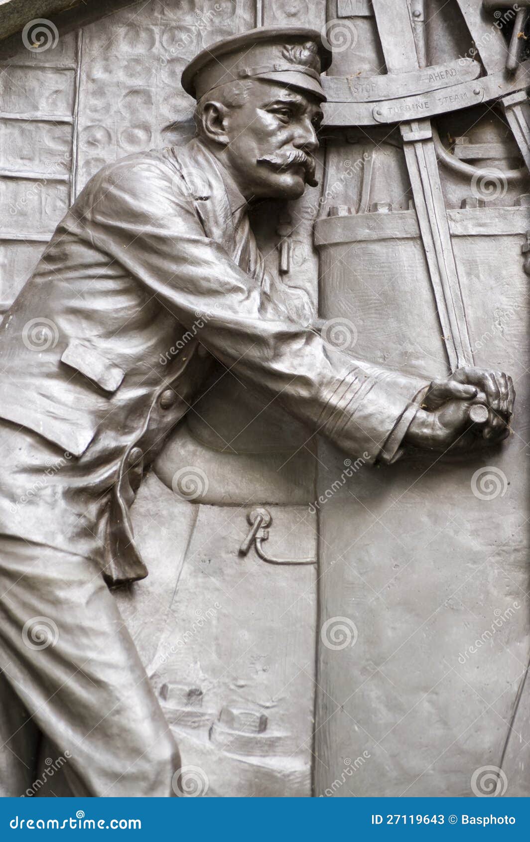 Titanic Engineers Memorial Detail Editorial Stock Photo - Image of ...