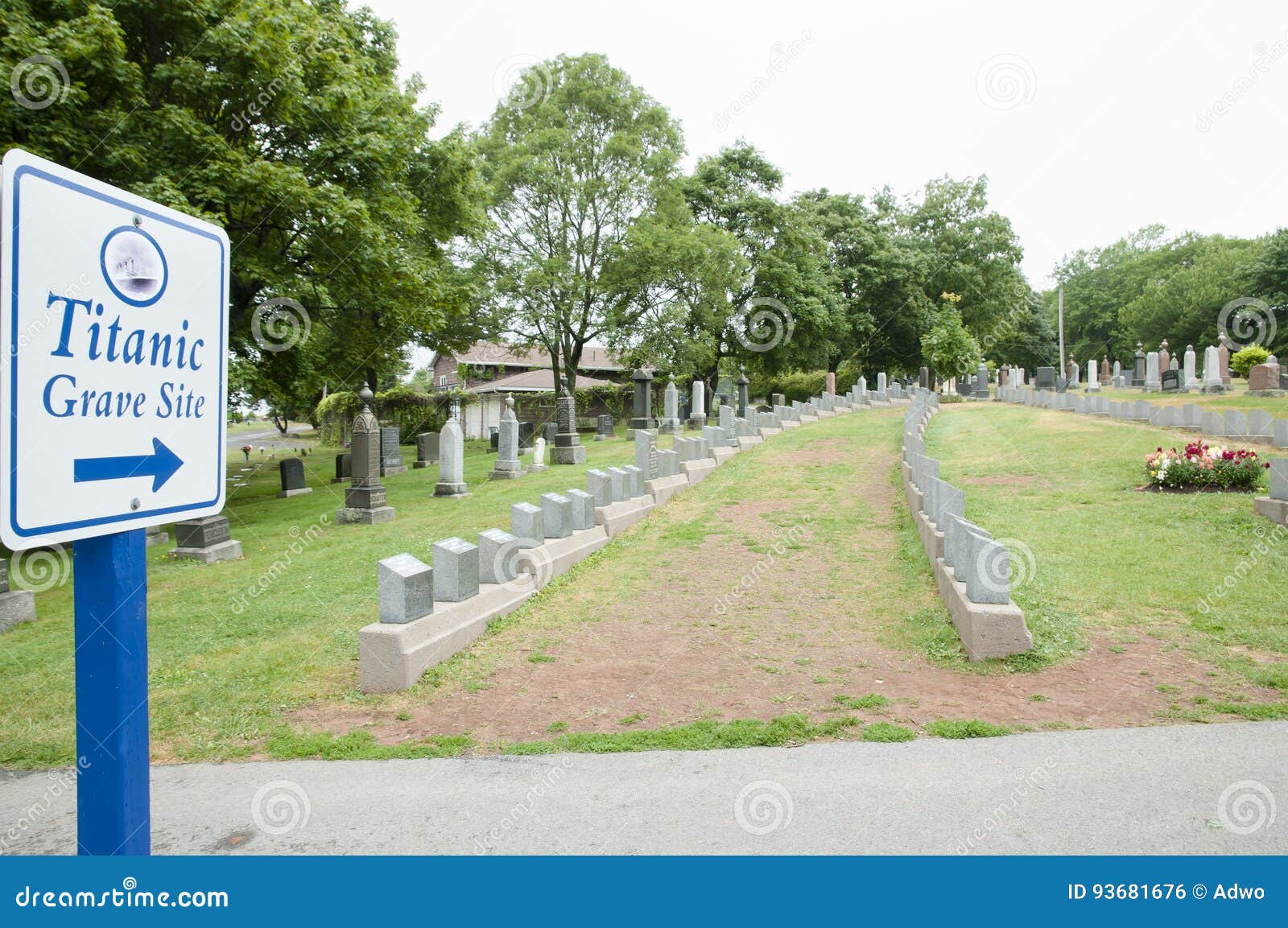 Titanic Graves At Fairview Lawn Cemetery, Halifax, Nova Scotia ...