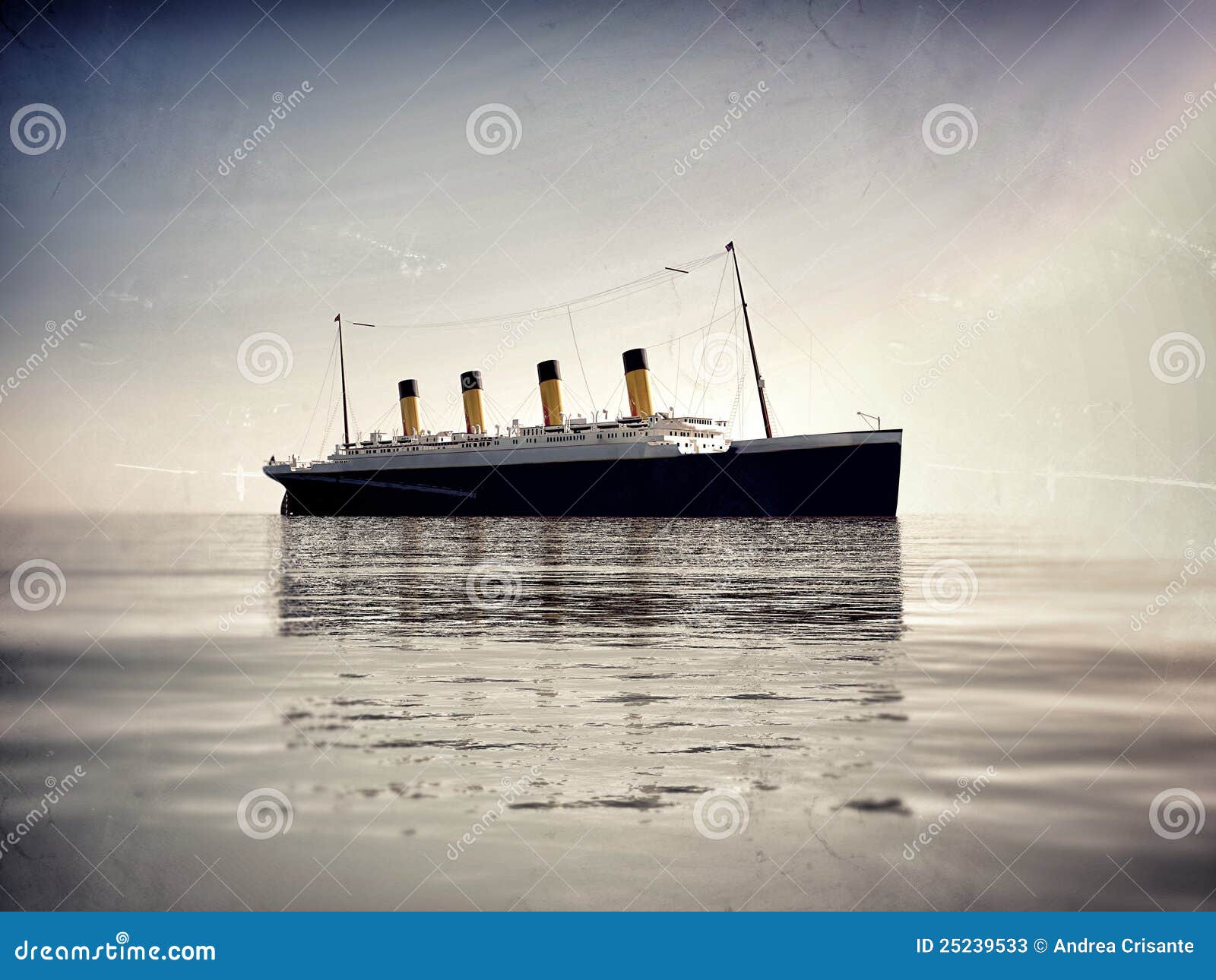 Titanico immagine stock. Immagine di elegante, scontro - 25239533