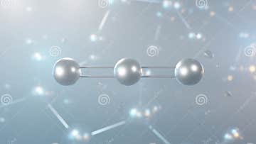 Titanium Dioxide Molecular Structure, 3d Model Molecule, Titanium(iv ...